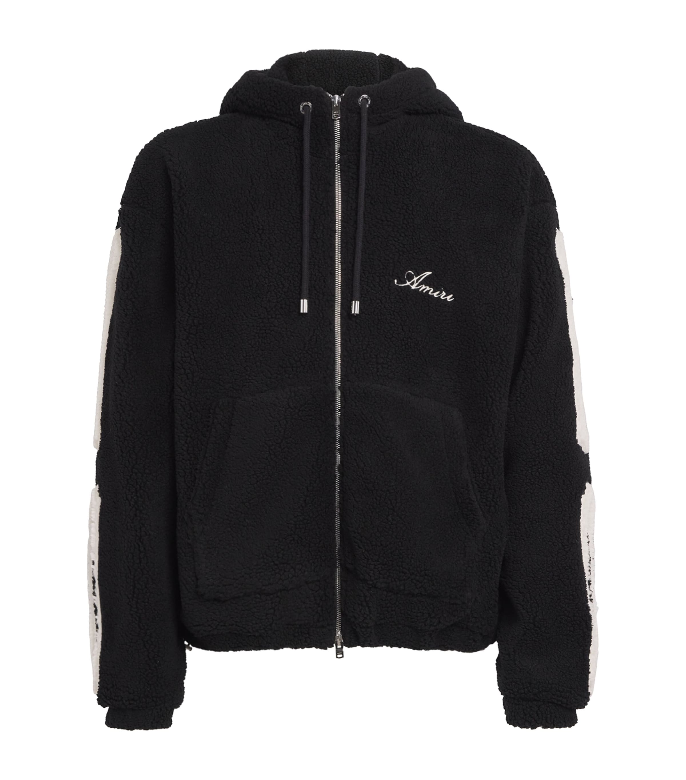 AMIRI Black Fleece Bones Hoodie | Harrods US