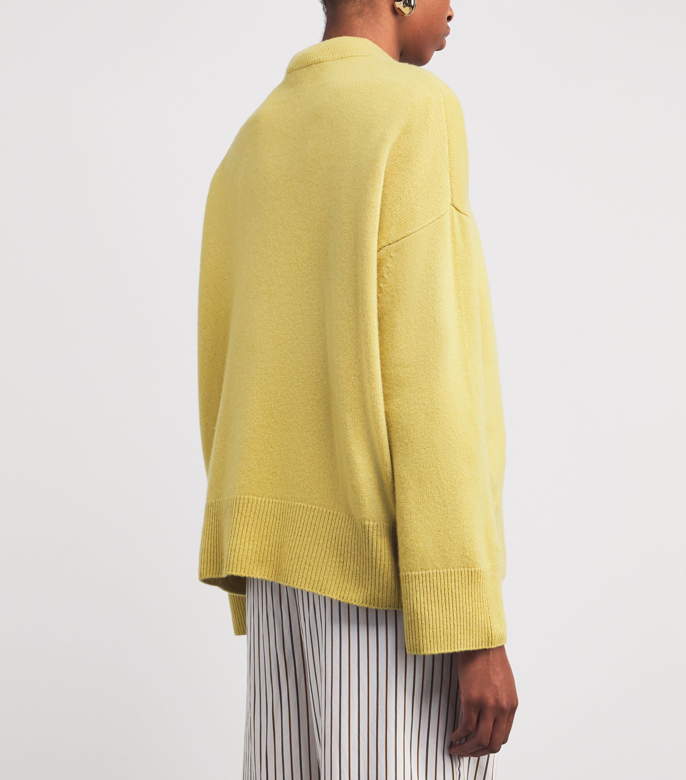Le Kasha Yellow Organic Cashmere Norway Sweater | Harrods CA