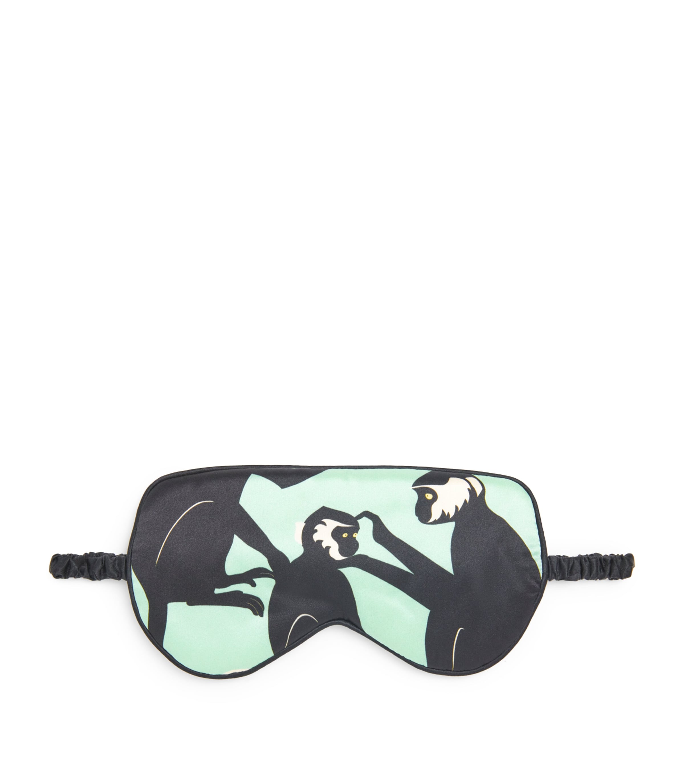 Olivia von Halle Blue Silk Satin Audrey Eye Mask | Harrods QA