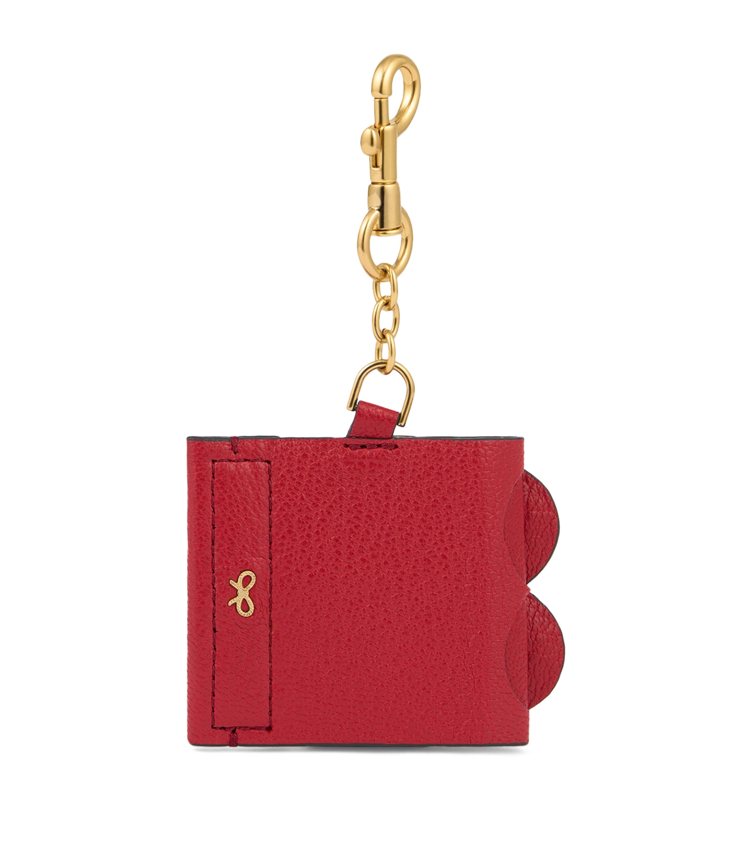 Anya Hindmarch Red Leather Matchbook Key Charm | Harrods UK