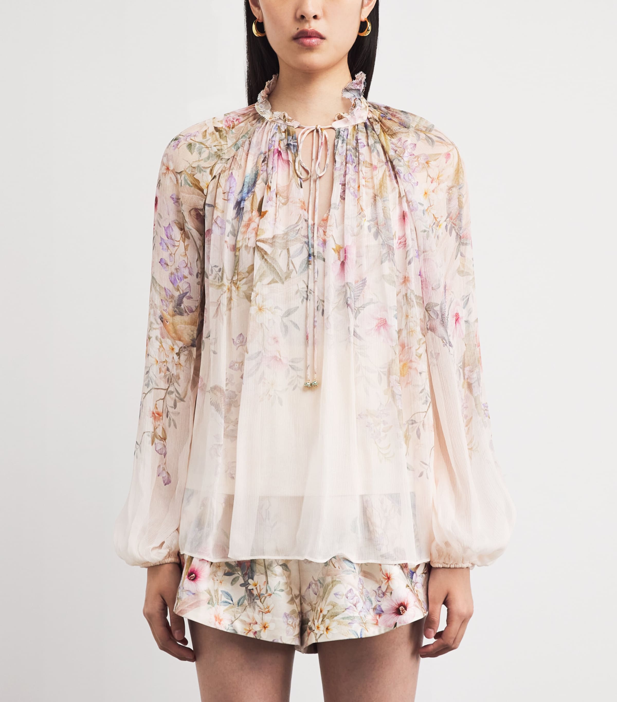 Zimmermann Multi Rebellion Billow Blouse | Harrods SA