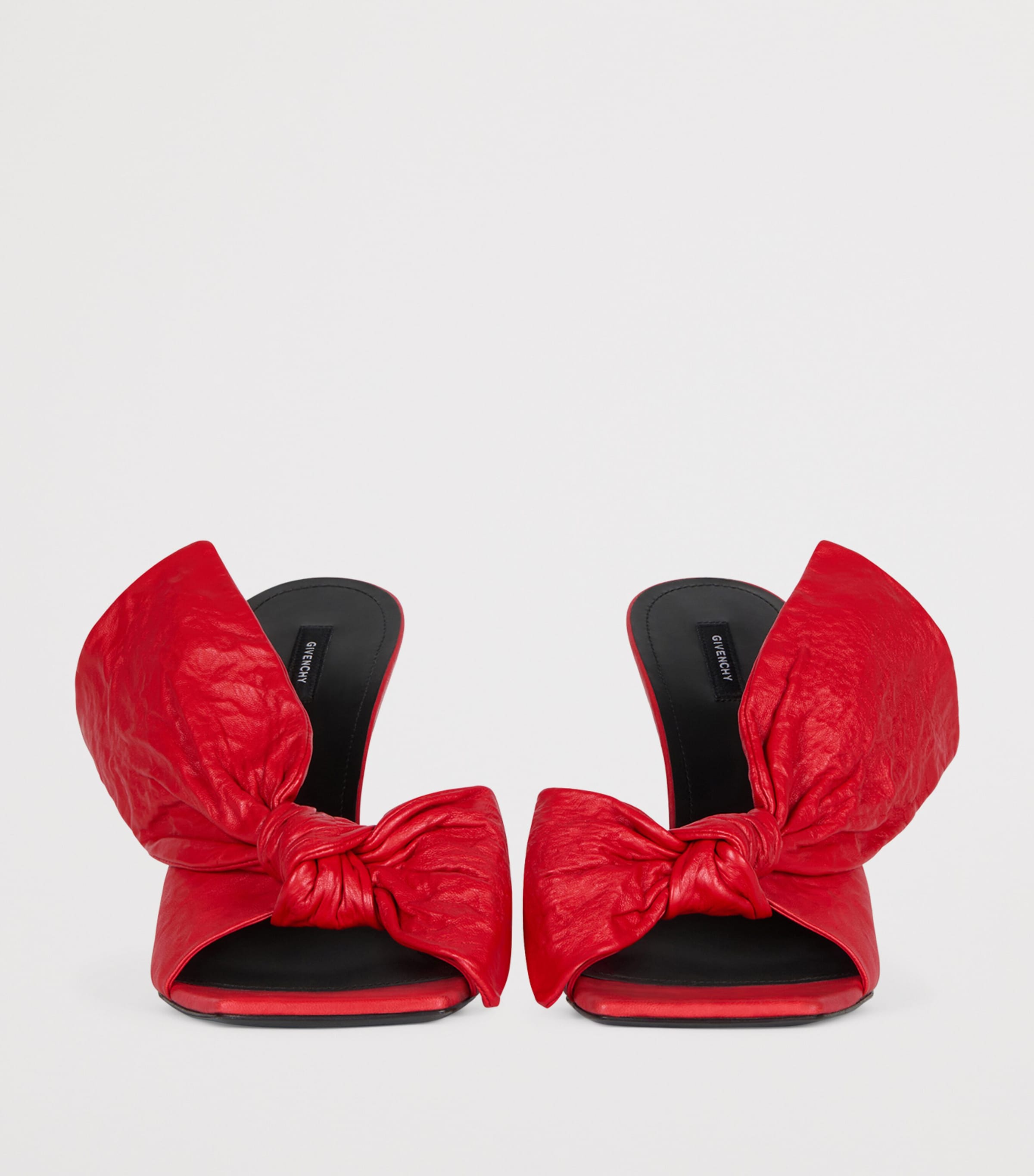 Givenchy Red Leather Boudoir Bow Sandals 95 | Harrods UK