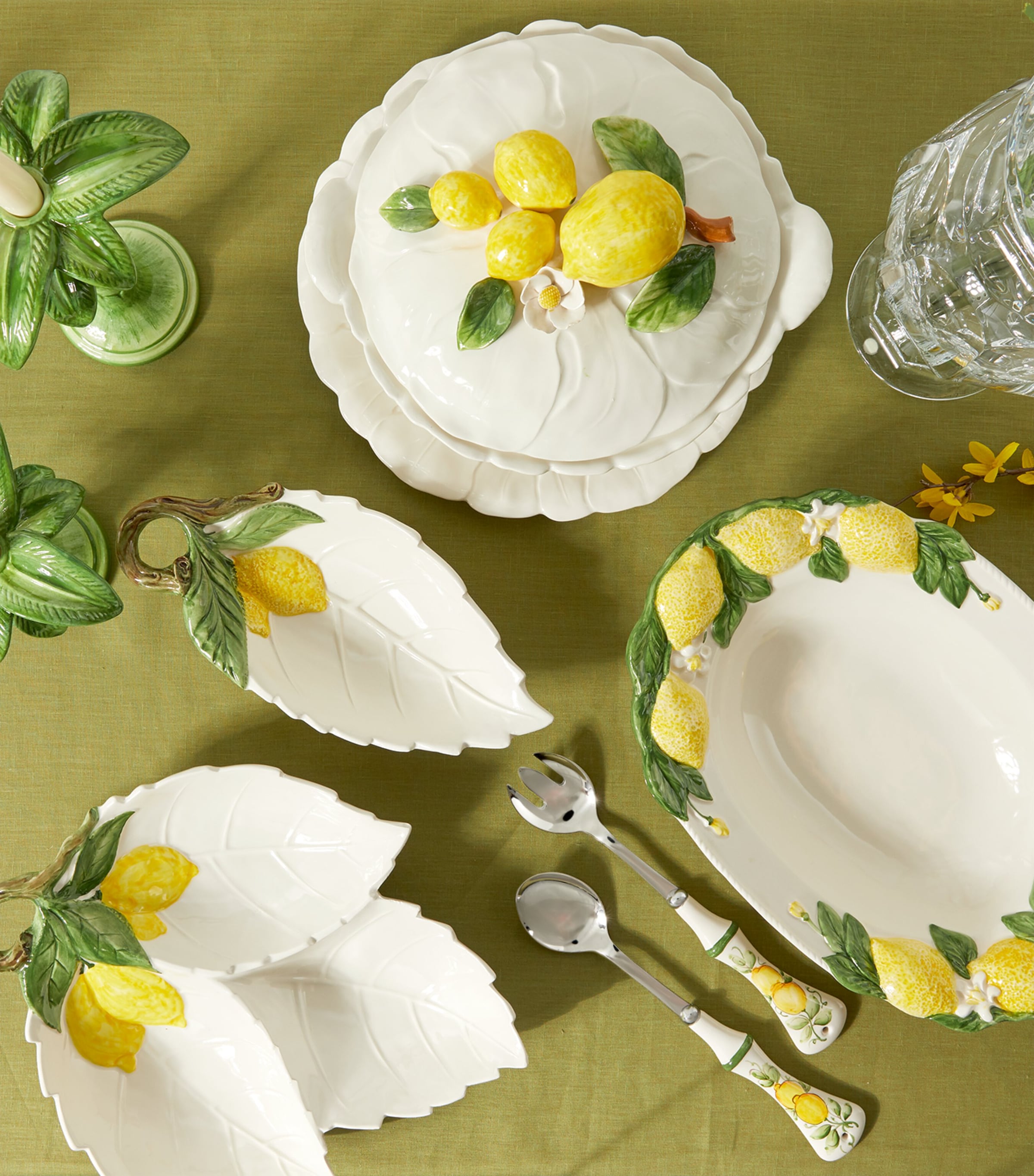Les-Ottomans Lemon Starter Plate | Harrods UK
