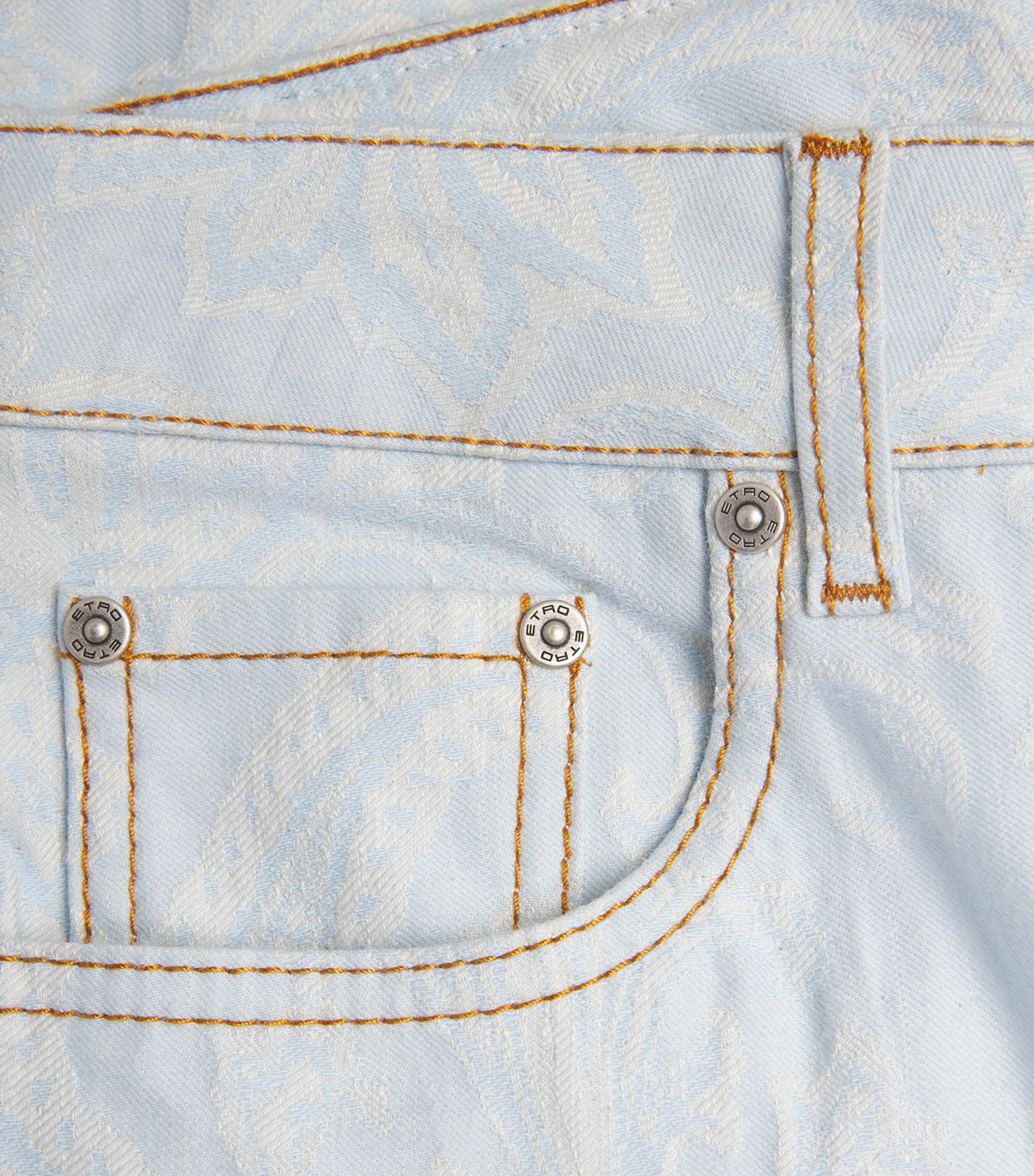 Etro Blue Paisley Flared Jeans | Harrods US