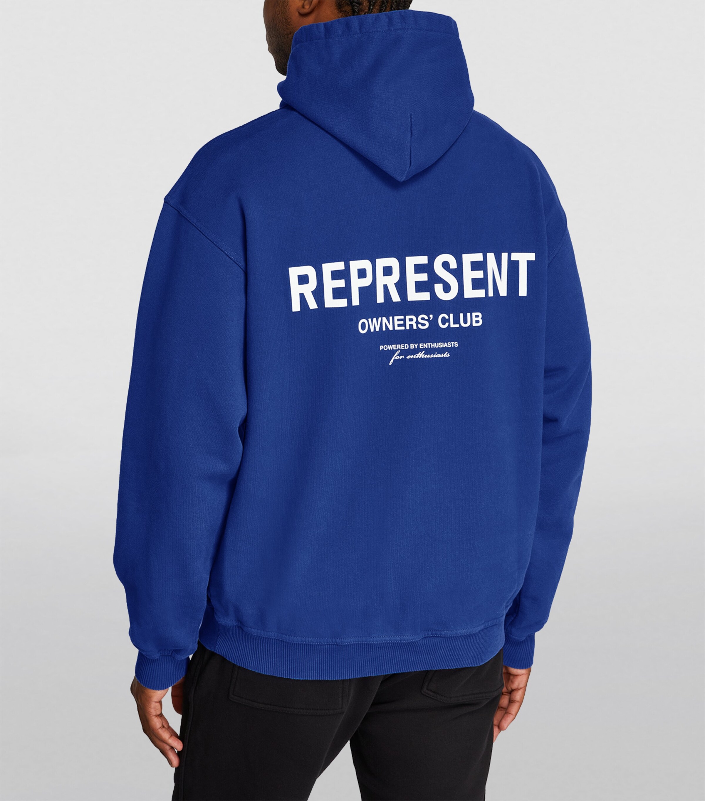 Represent Blue Owners Club Hoodie | Harrods UK