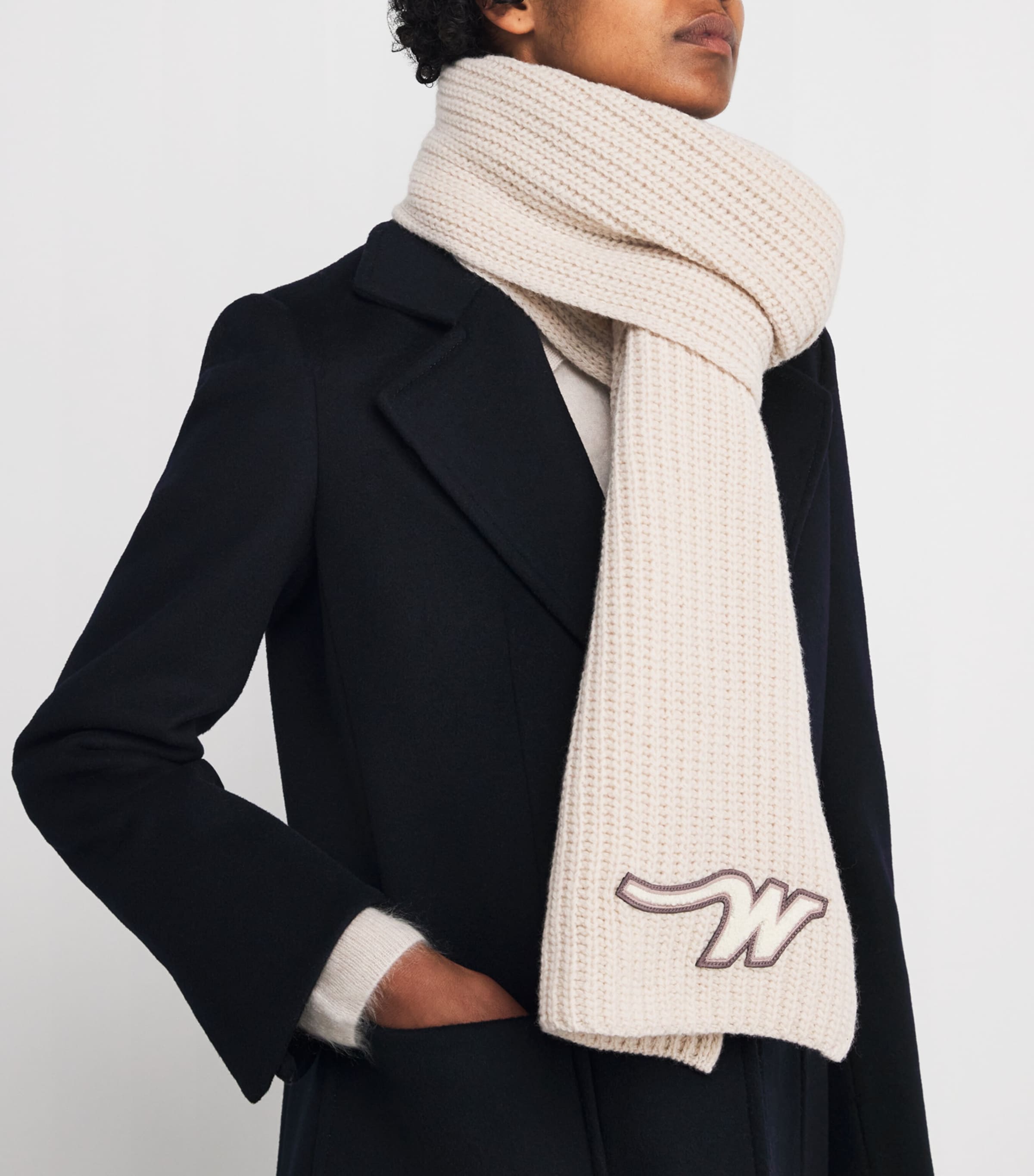 MAX&Co. Blue Wool Runaway Coat | Harrods US