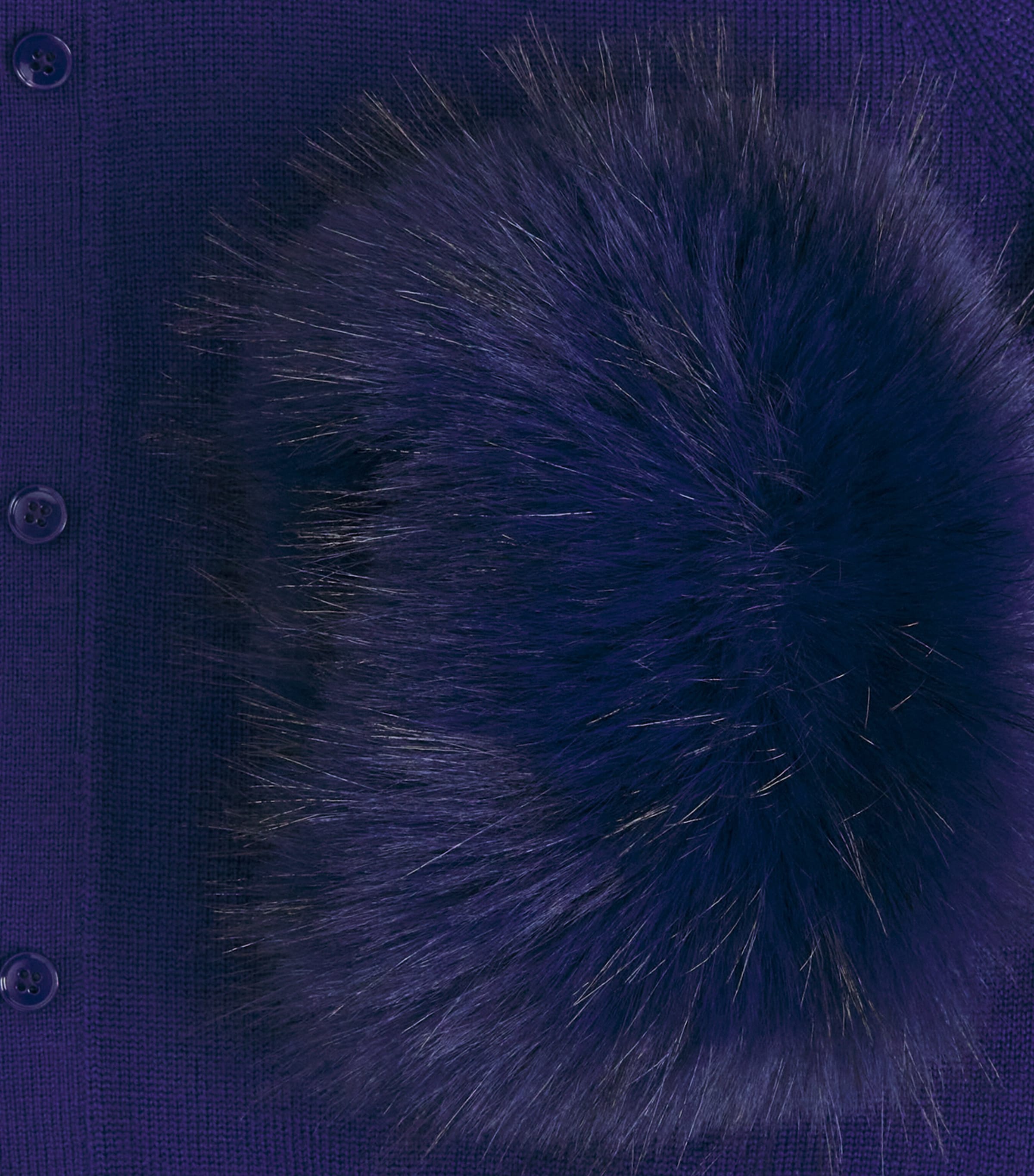 Alice+Olivia Navy Stretch-Wool Cropped Dollie Cardigan | Harrods US