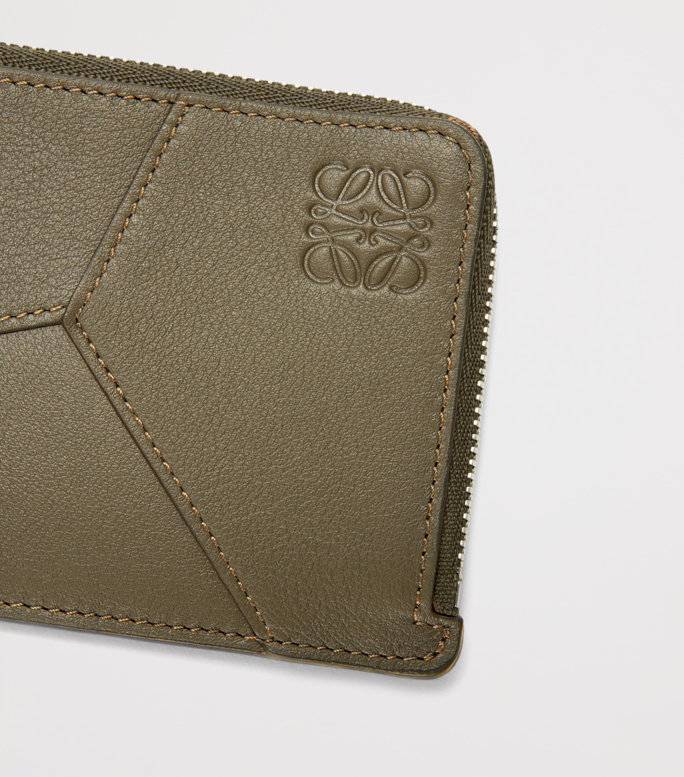 LOEWE Green Leather Puzzle Edge Coin Card Holder | Harrods ZA
