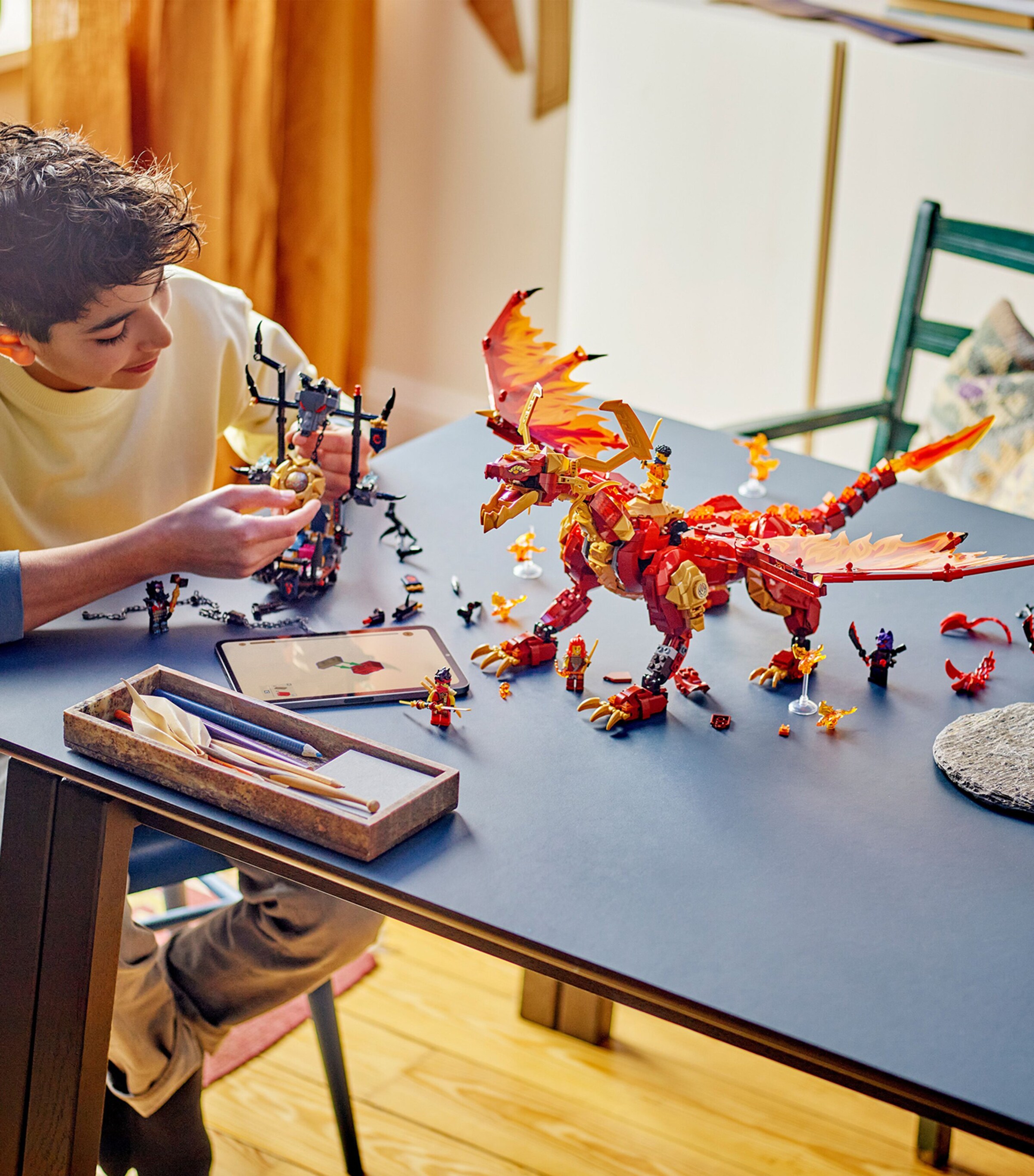 Lego Multi Ninjago Source Dragon of Motion Figure 71822 | Harrods UK