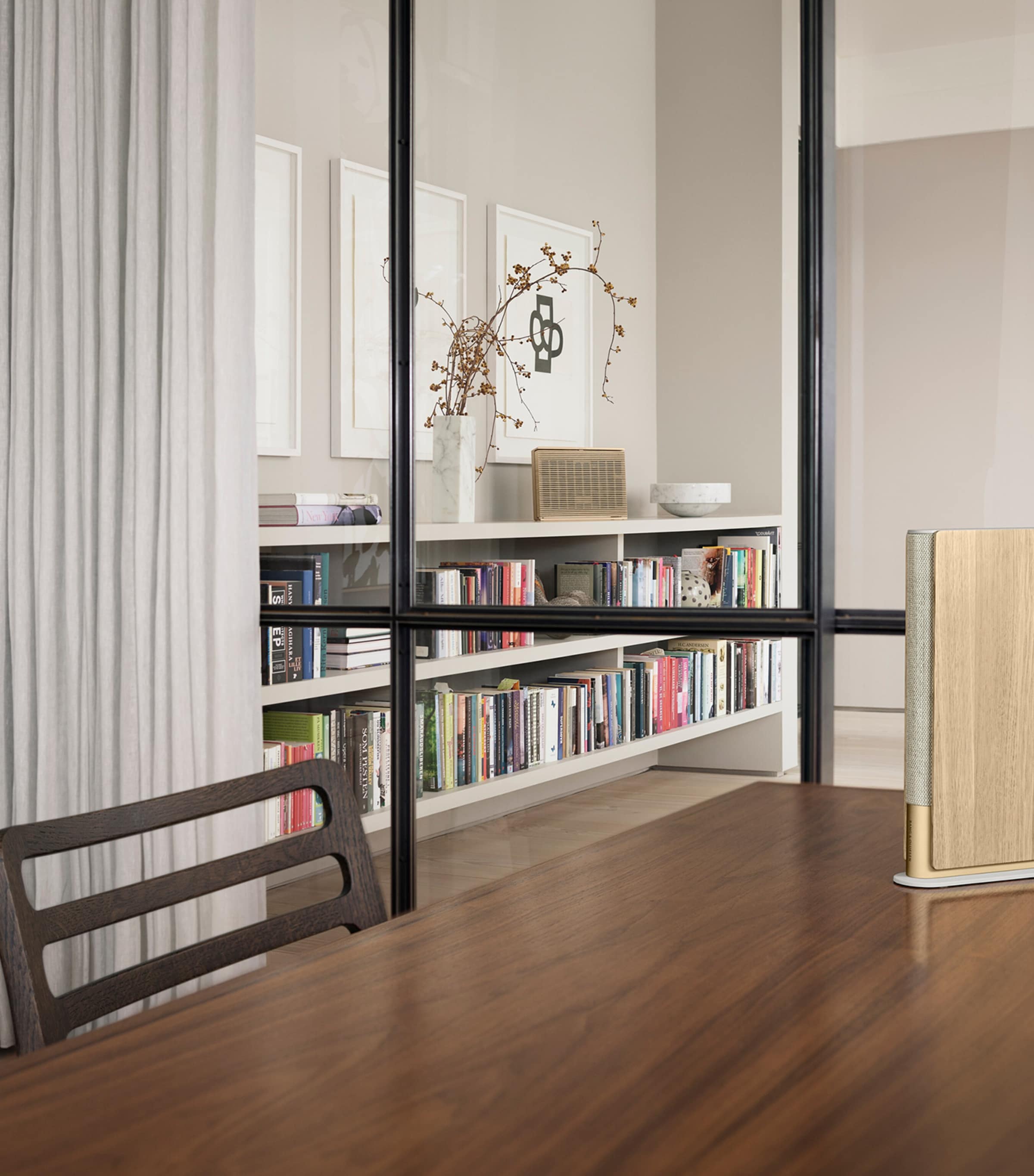 Bang & Olufsen Gold Beosound Emerge AL2 Speaker | Harrods UK