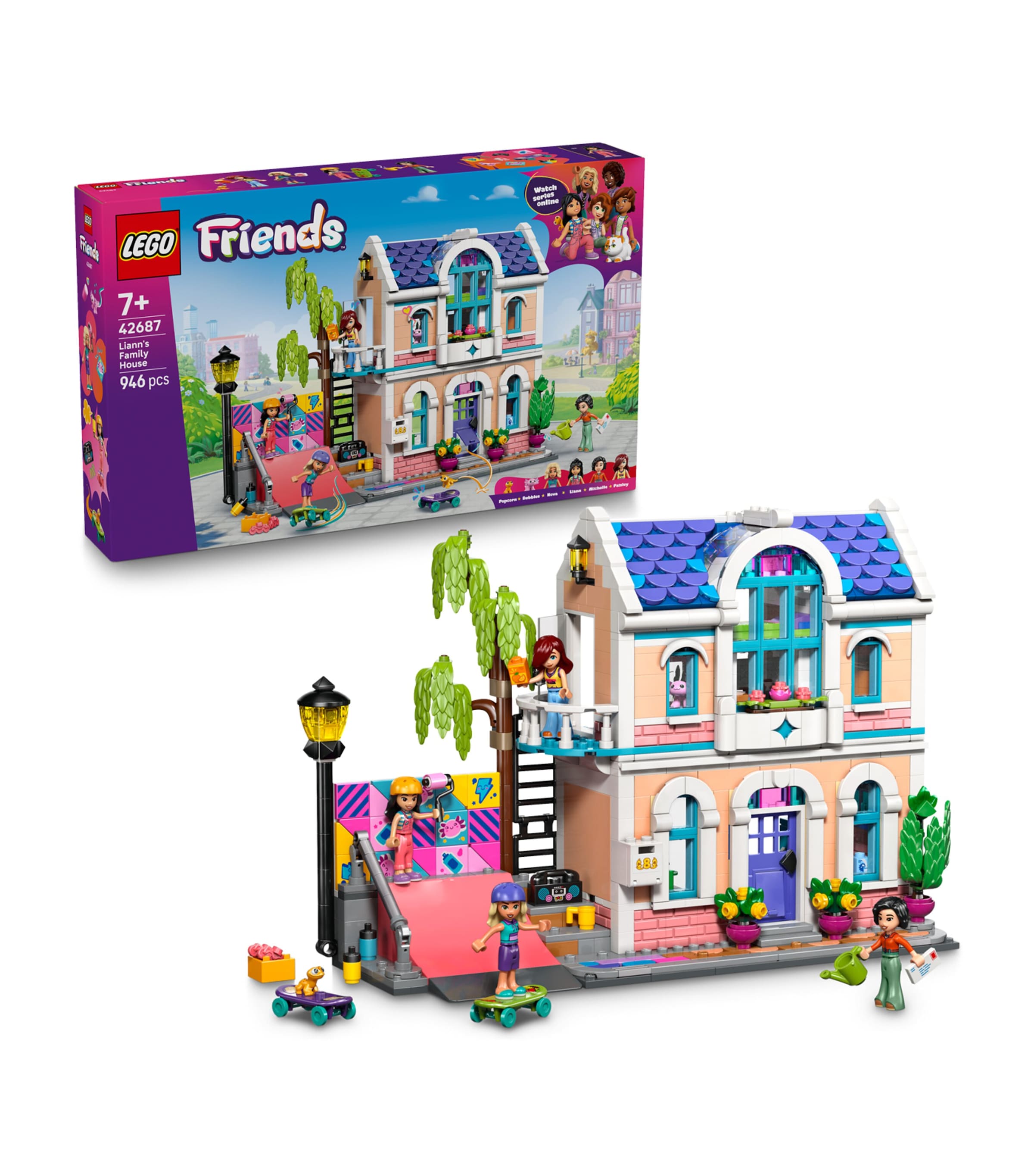 Lego LEGO Friends Liann’s Family House Building Toy 42687 | Harrods AE