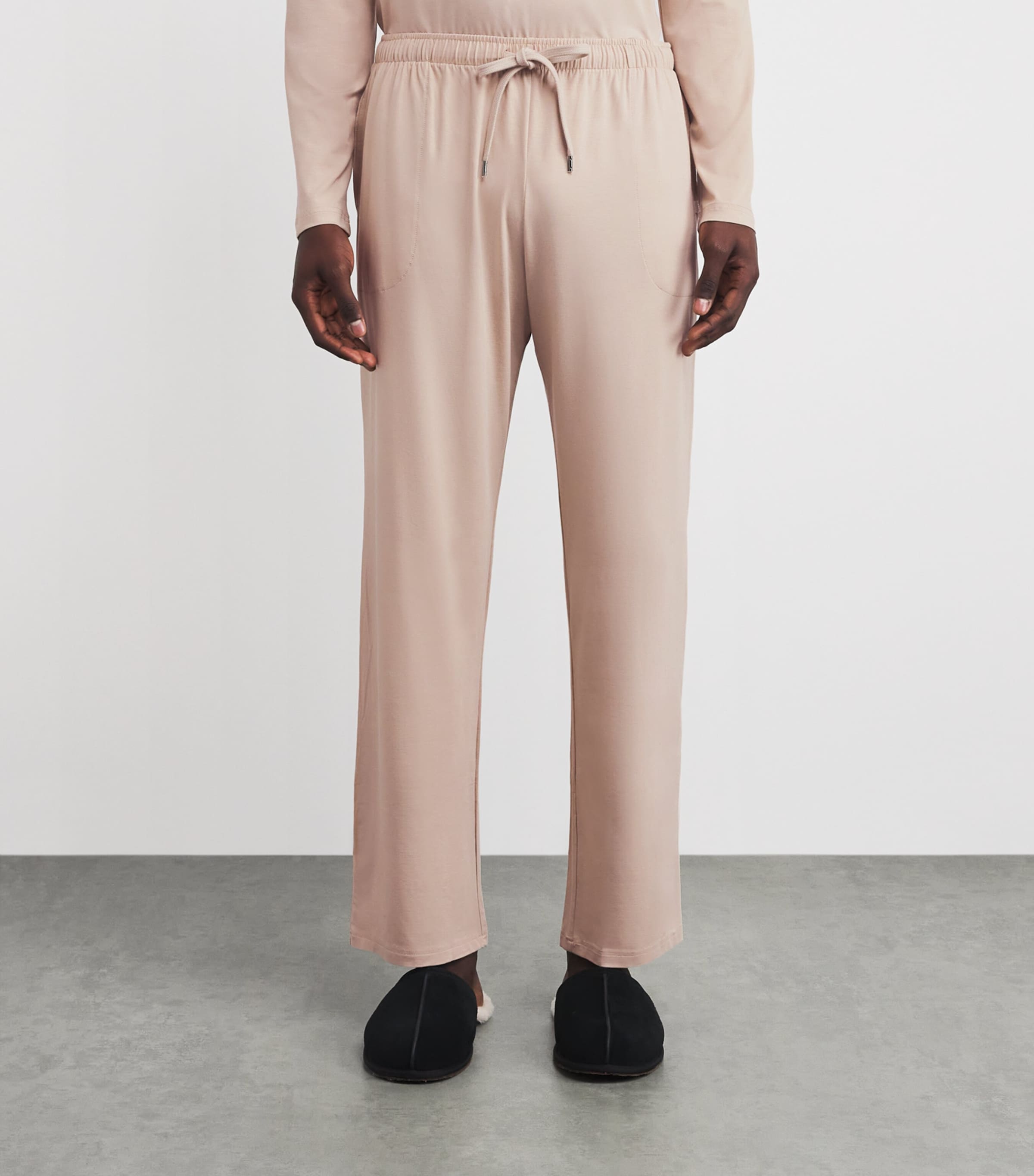 Derek Rose Beige Micro Modal Basel Sweatpants | Harrods IT