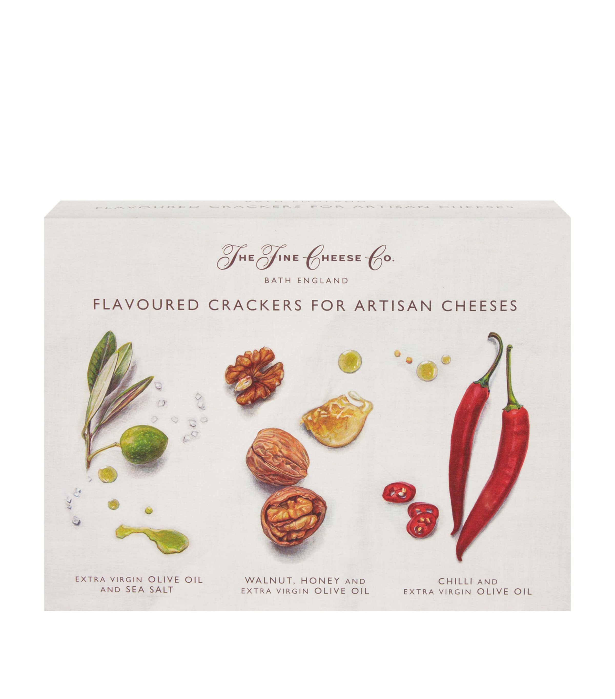 The Fine Cheese Co. Flavoured Crackers For Artisan Cheeses (3 x 125g ...