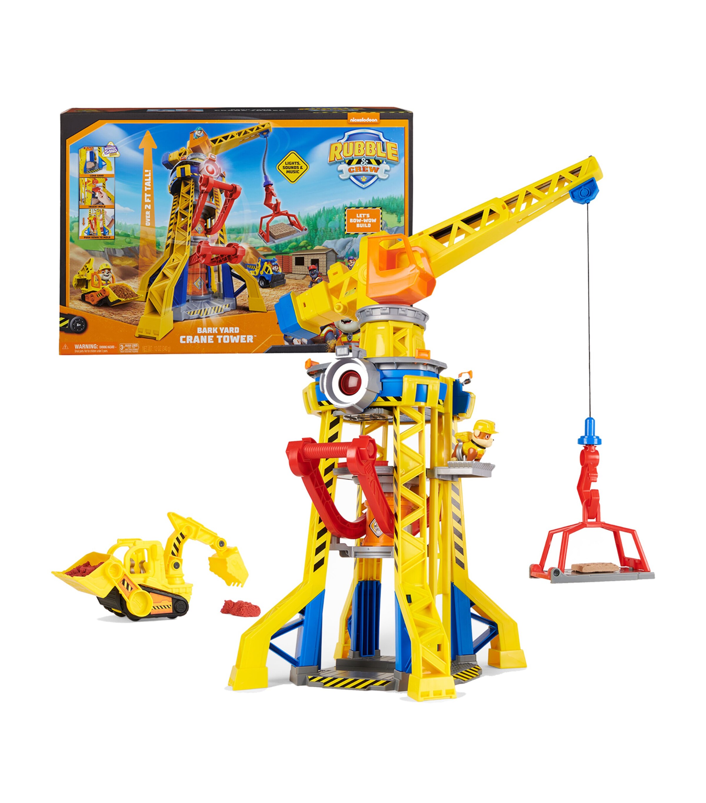 PAW Patrol PAW Patrol Rubble and Crew Crane Tower Playset | Harrods UK