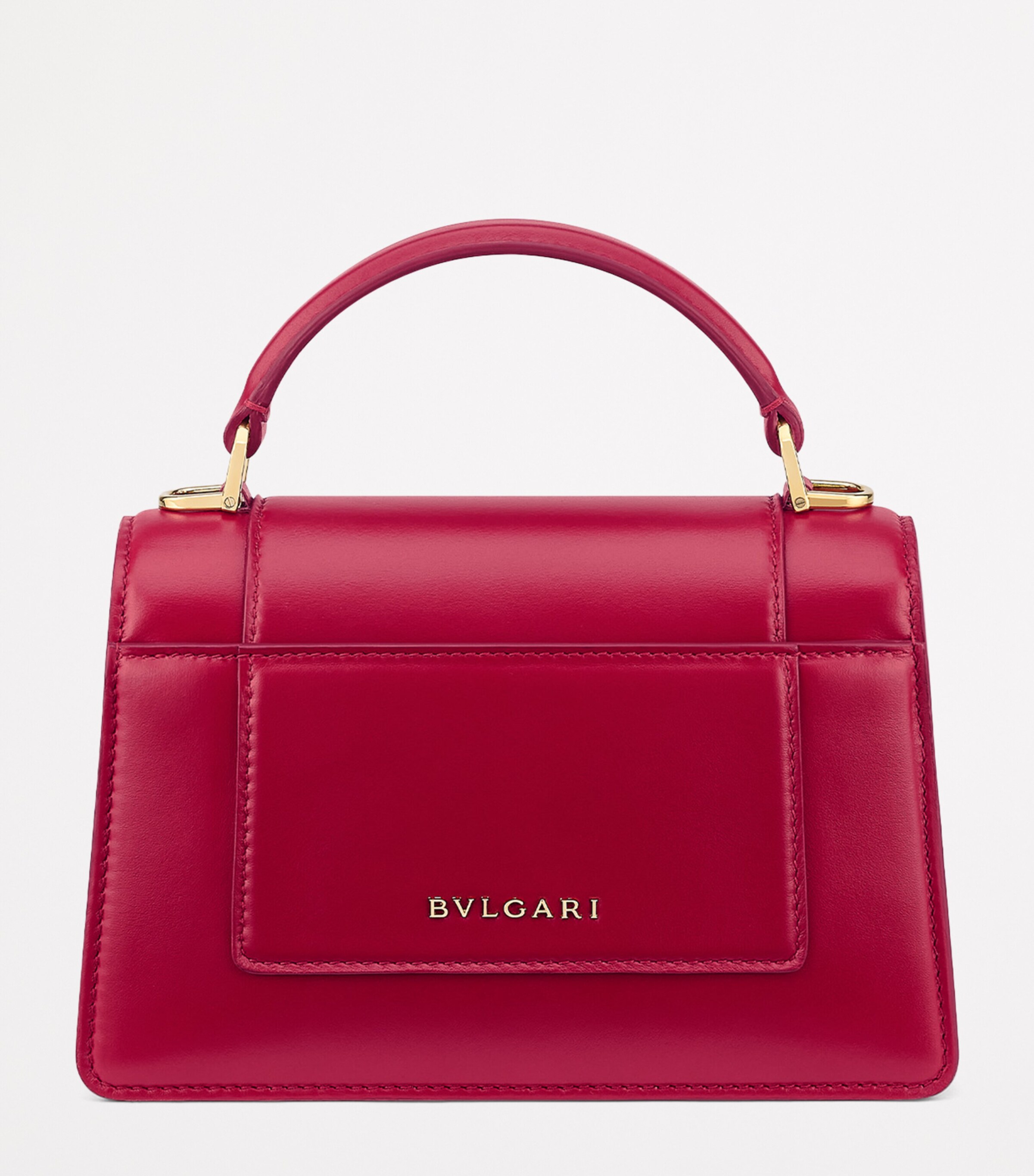 Bvlgari Red Mini Serpenti Forever Top-Handle Bag | Harrods UK