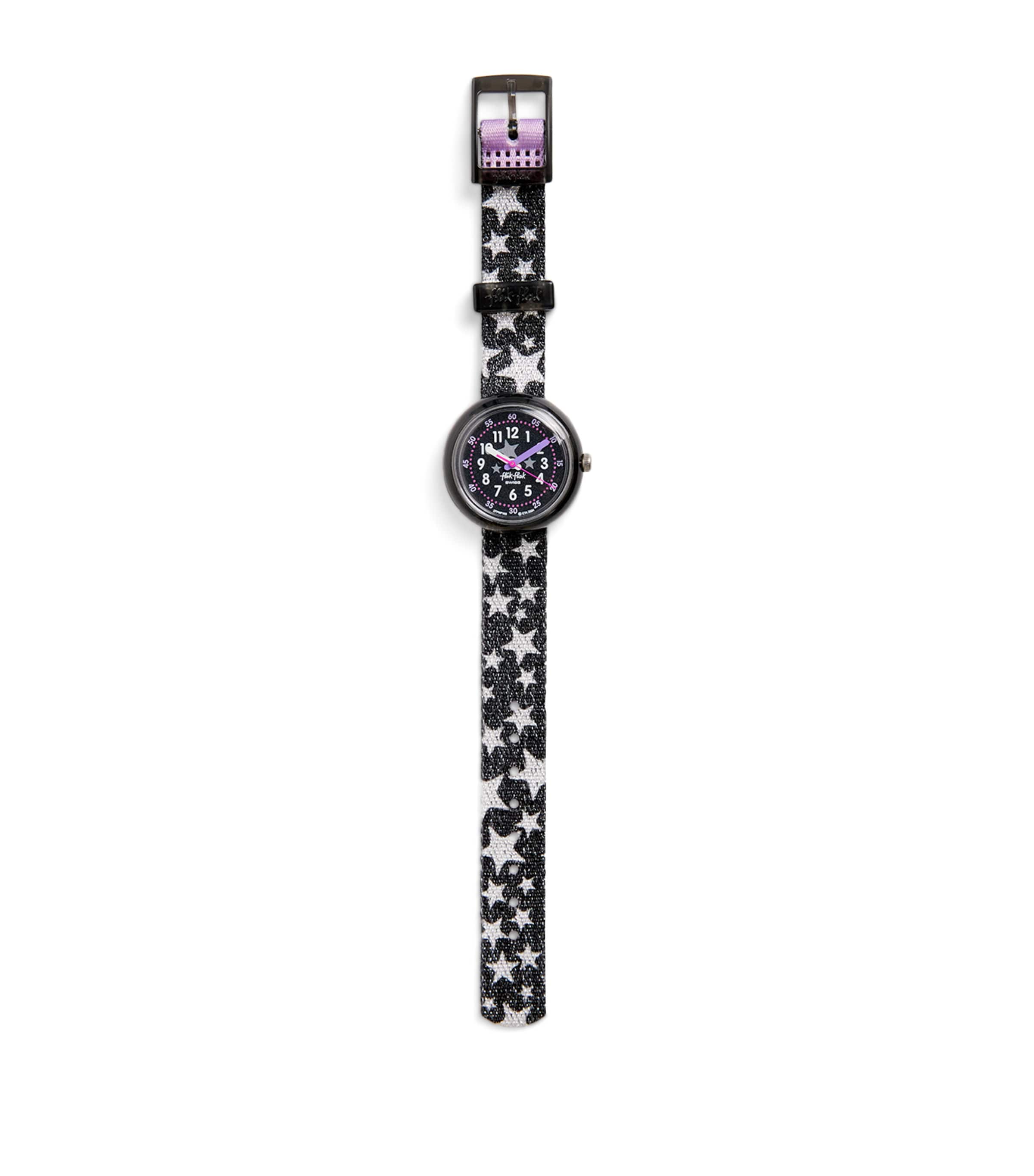 Flik Flak Black Starry Night Watch 31.85mm | Harrods US
