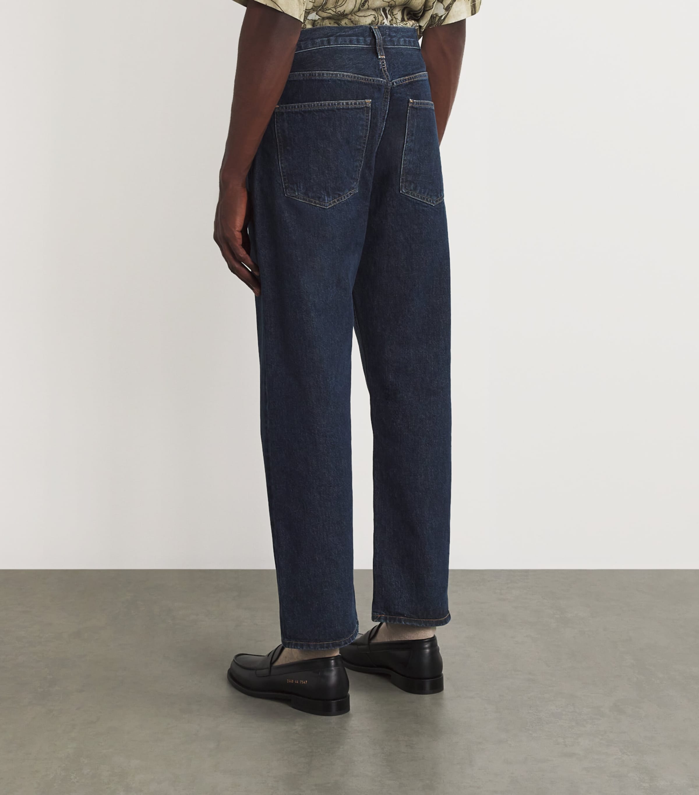 AGOLDE Navy 90's Straight Jeans | Harrods UK