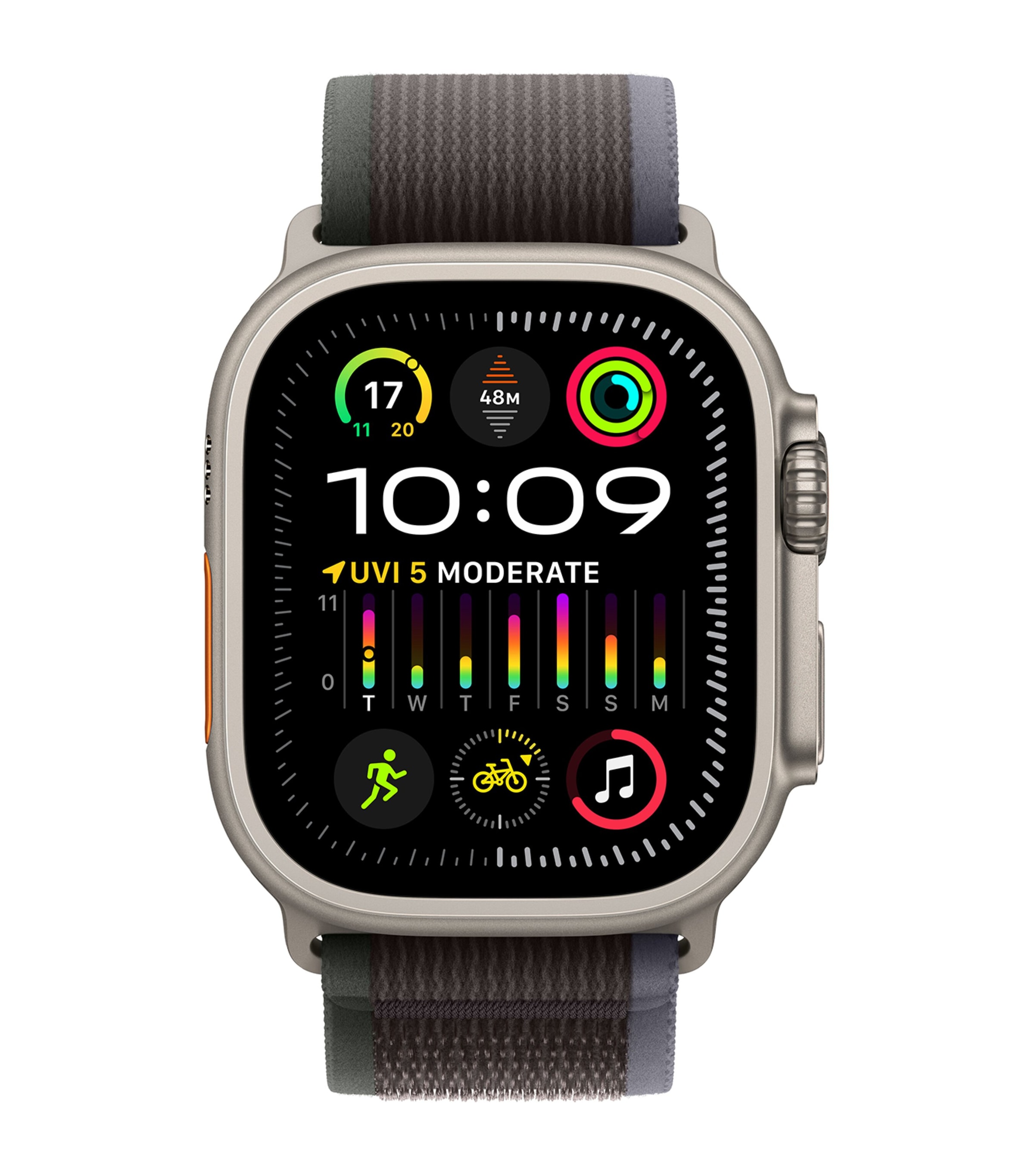 Apple Apple Watch Ultra 2 Cellular – Titanium with Blue and Black Trail ...