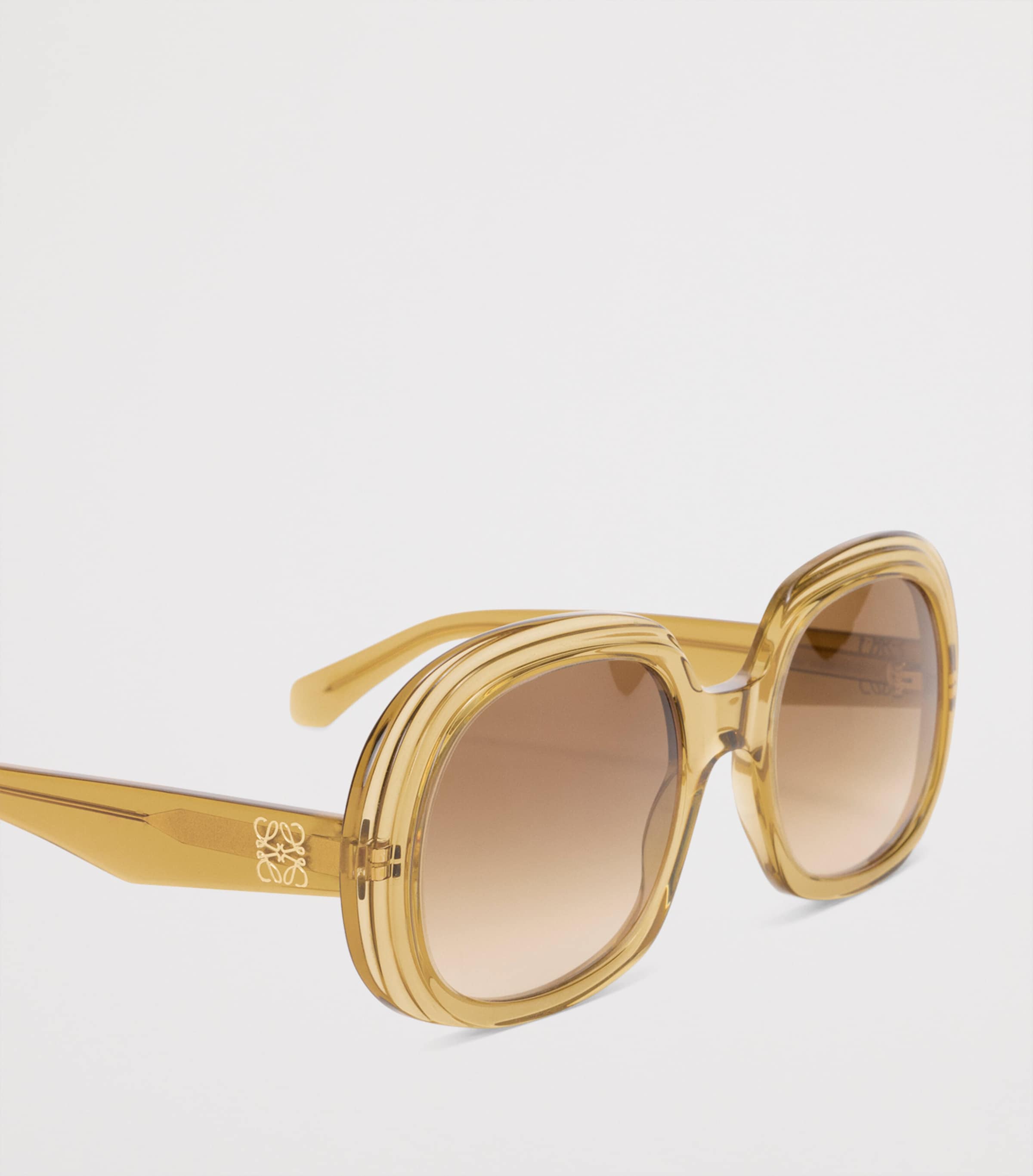 LOEWE Green Square Steps Sunglasses | Harrods UK