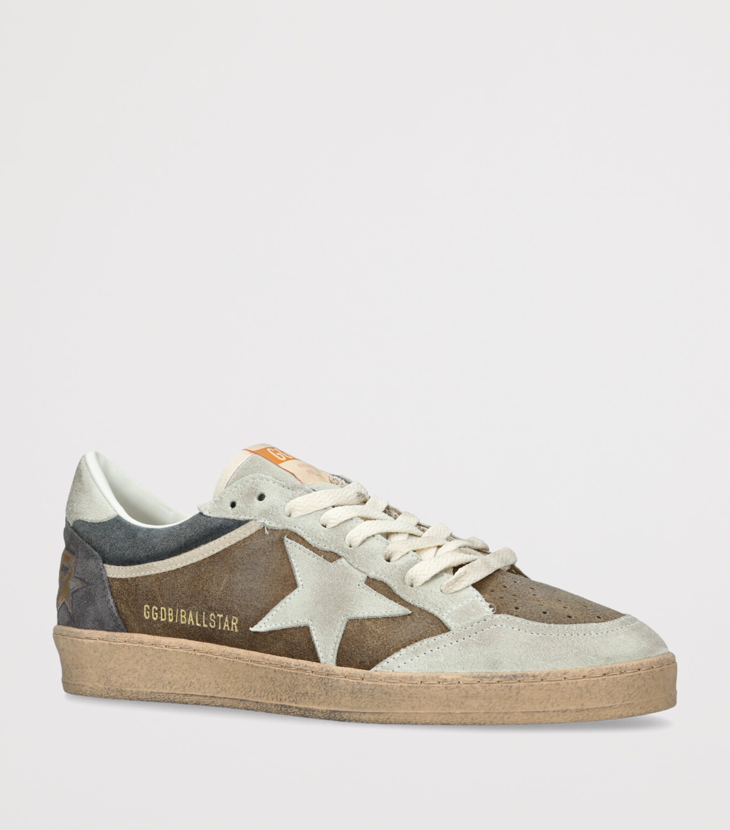 Golden Goose Beige Suede Ball Star Sneakers | Harrods FR