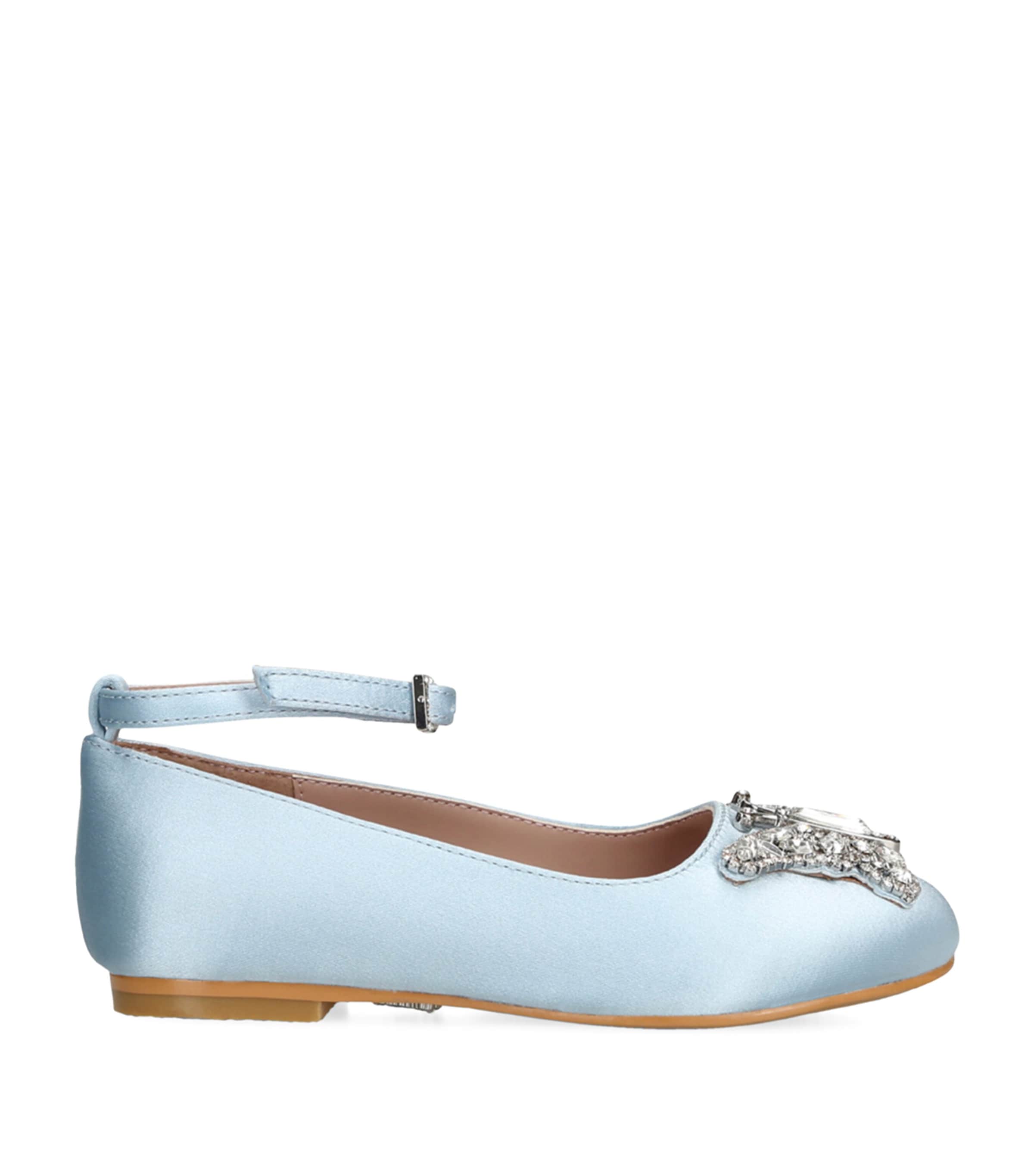 Aruna Seth Blue Satin Angelina Ballet Flats | Harrods NZ