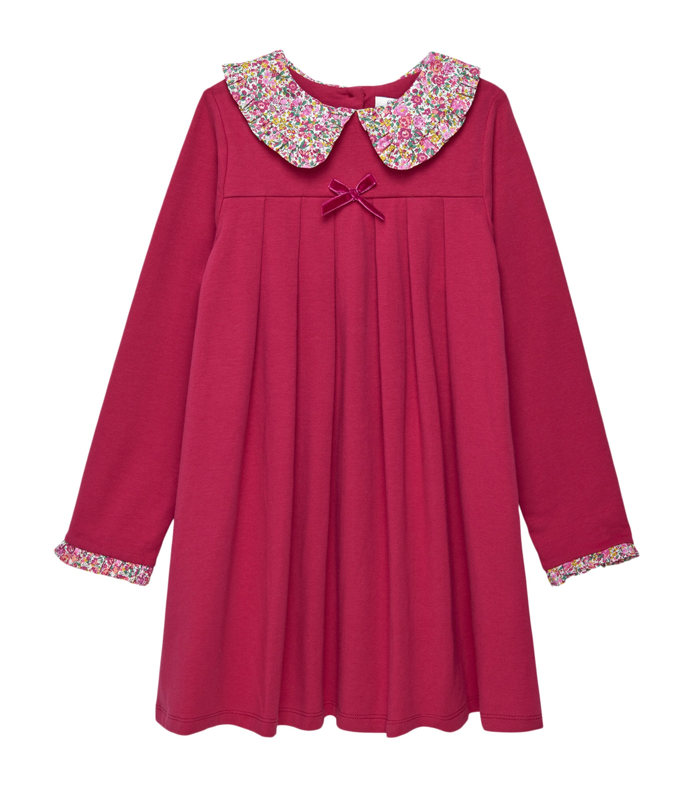 Trotters Pink Stretch-Cotton Violet Dress (6-11 Years) | Harrods HK