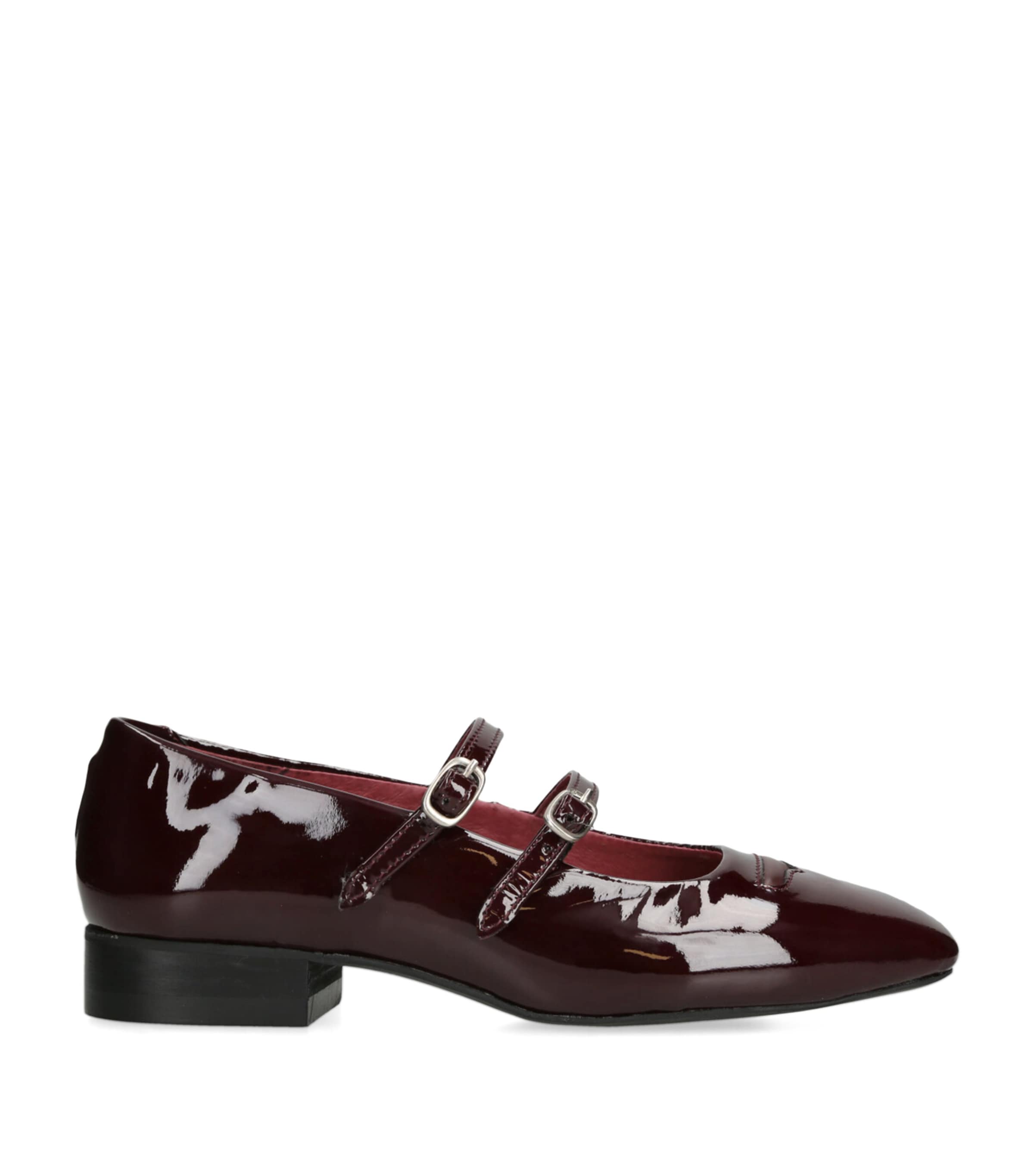 DUKE & DEXTER Burgundy Patent Leather Mary Janes 25 | Harrods US