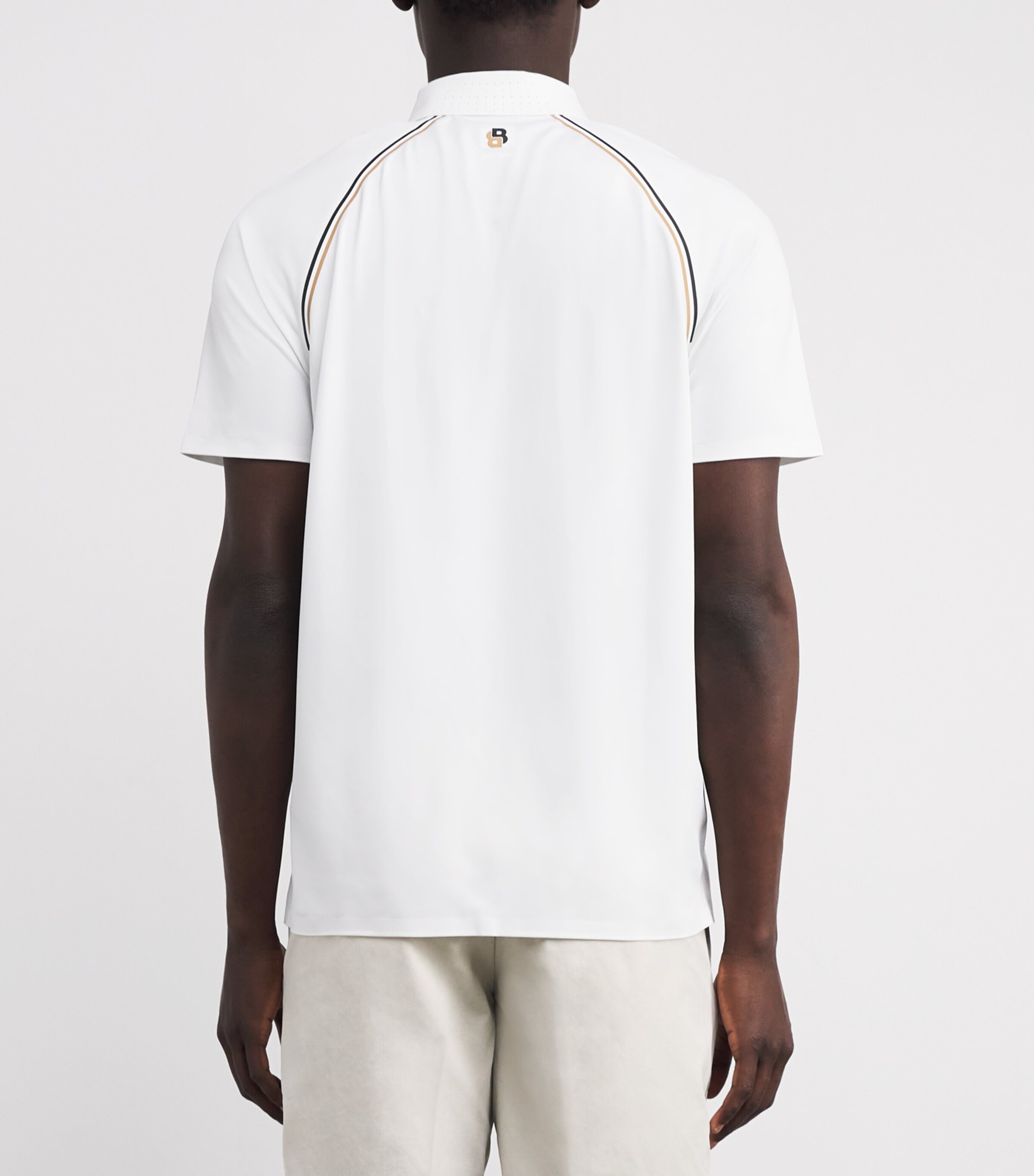 BOSS White Active Slim Polo Shirt | Harrods HK