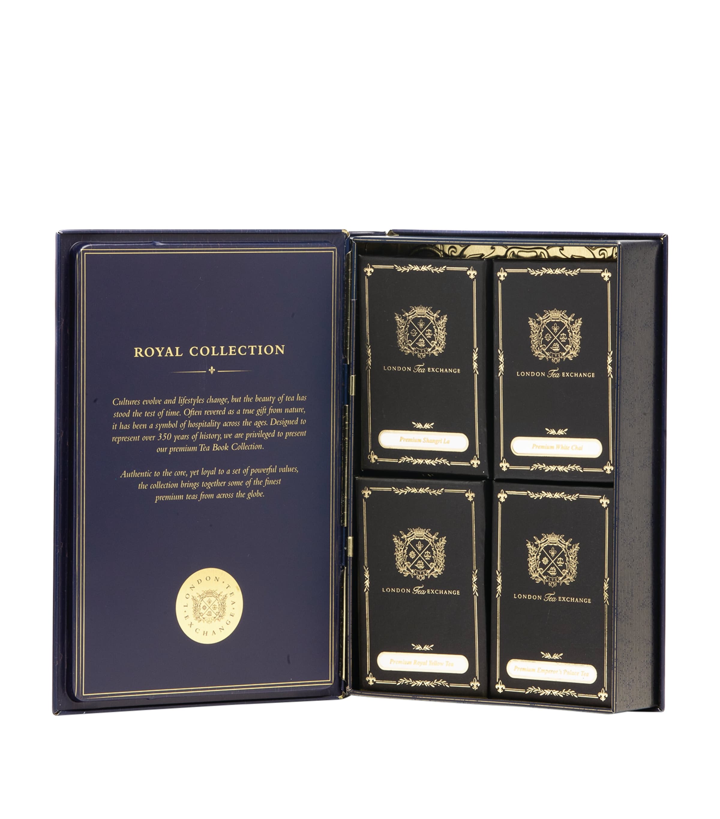 London Tea Exchange Tea Book Volume II Royal Collection (431g) | Harrods UK