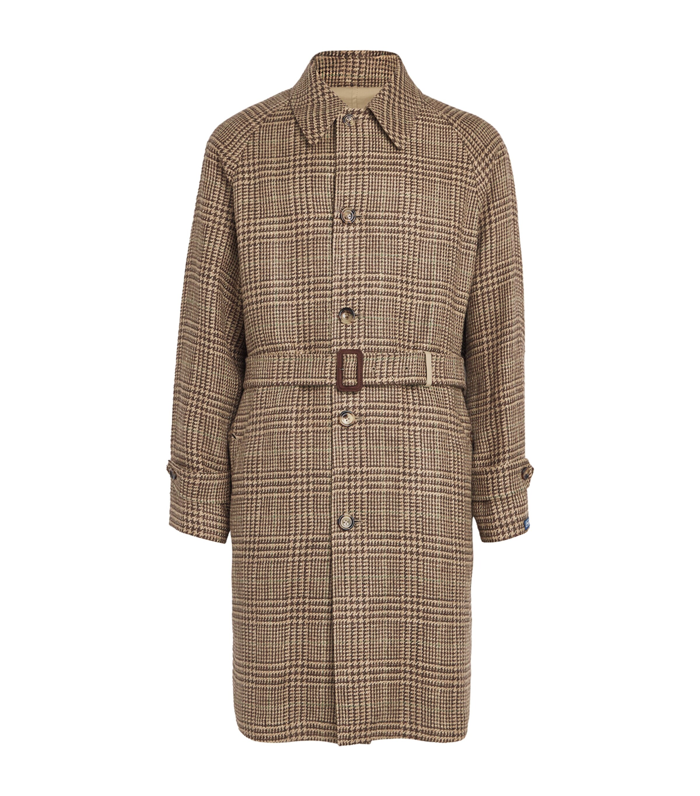 Polo Ralph Lauren Brown Tweed Check Reversible Overcoat | Harrods US