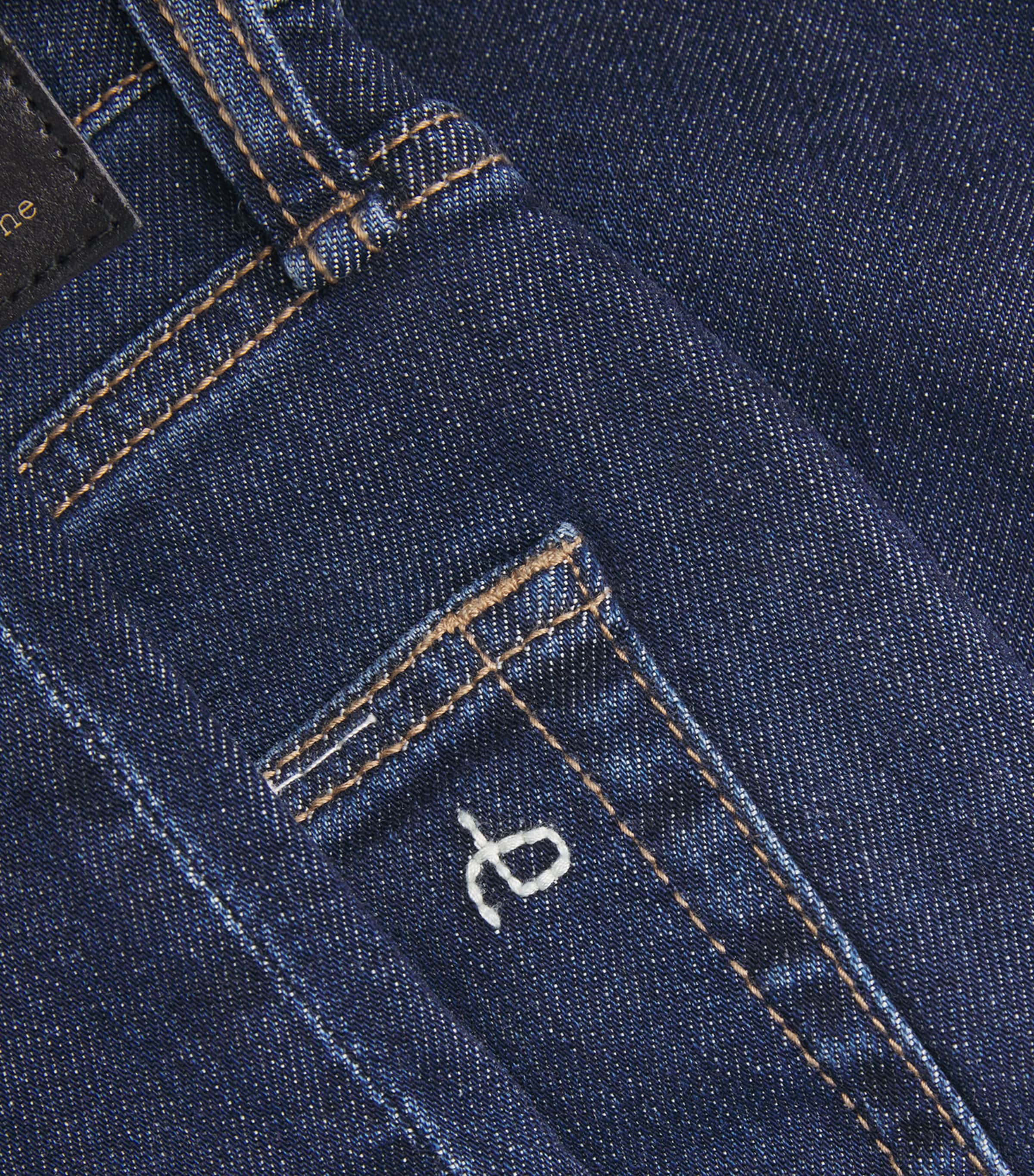 Rag & Bone Blue Aiden Low-Rise Wide-Leg Jeans | Harrods AU