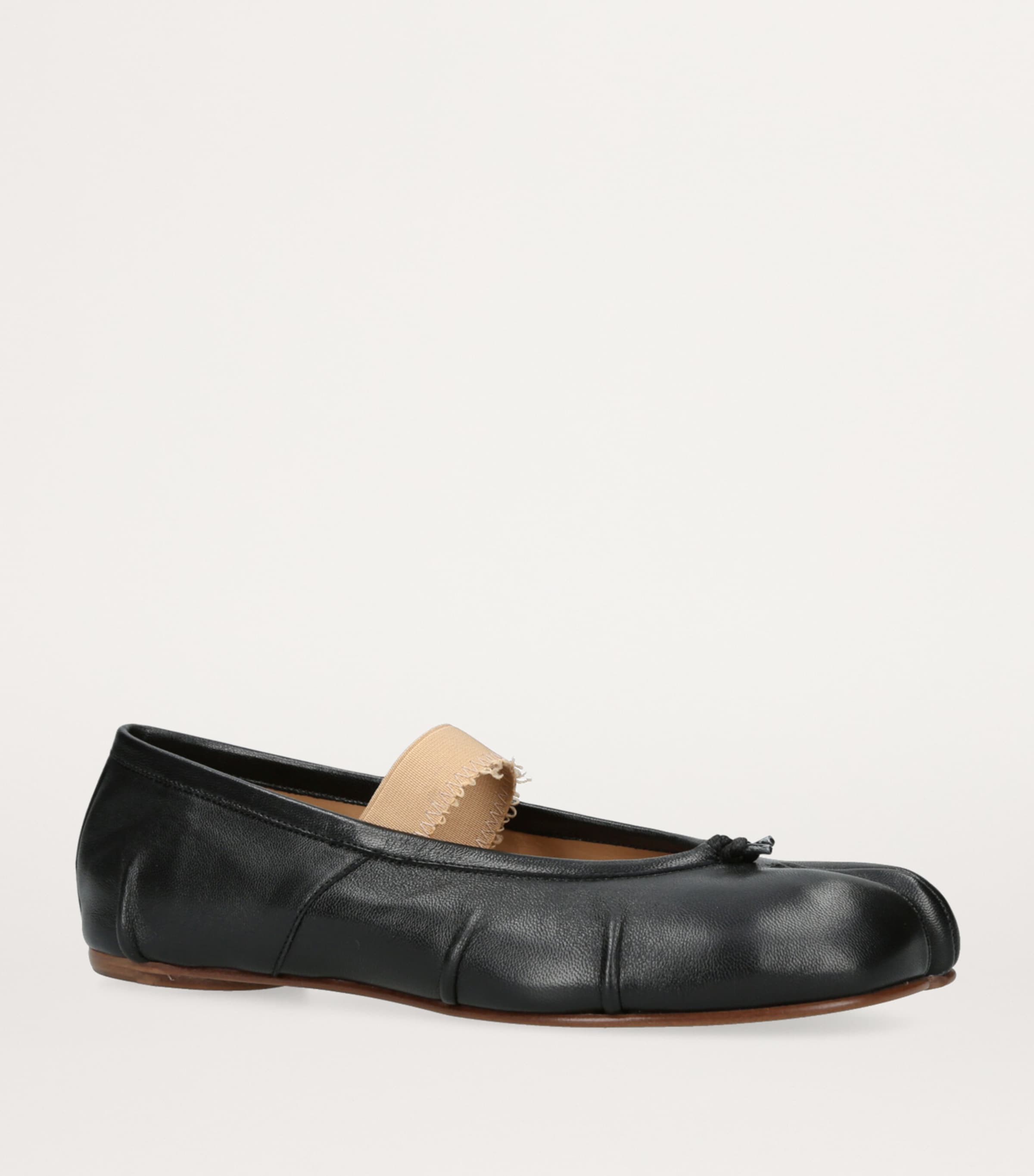 Maison Margiela Multi Leather Tabi Ballet Flats | Harrods US