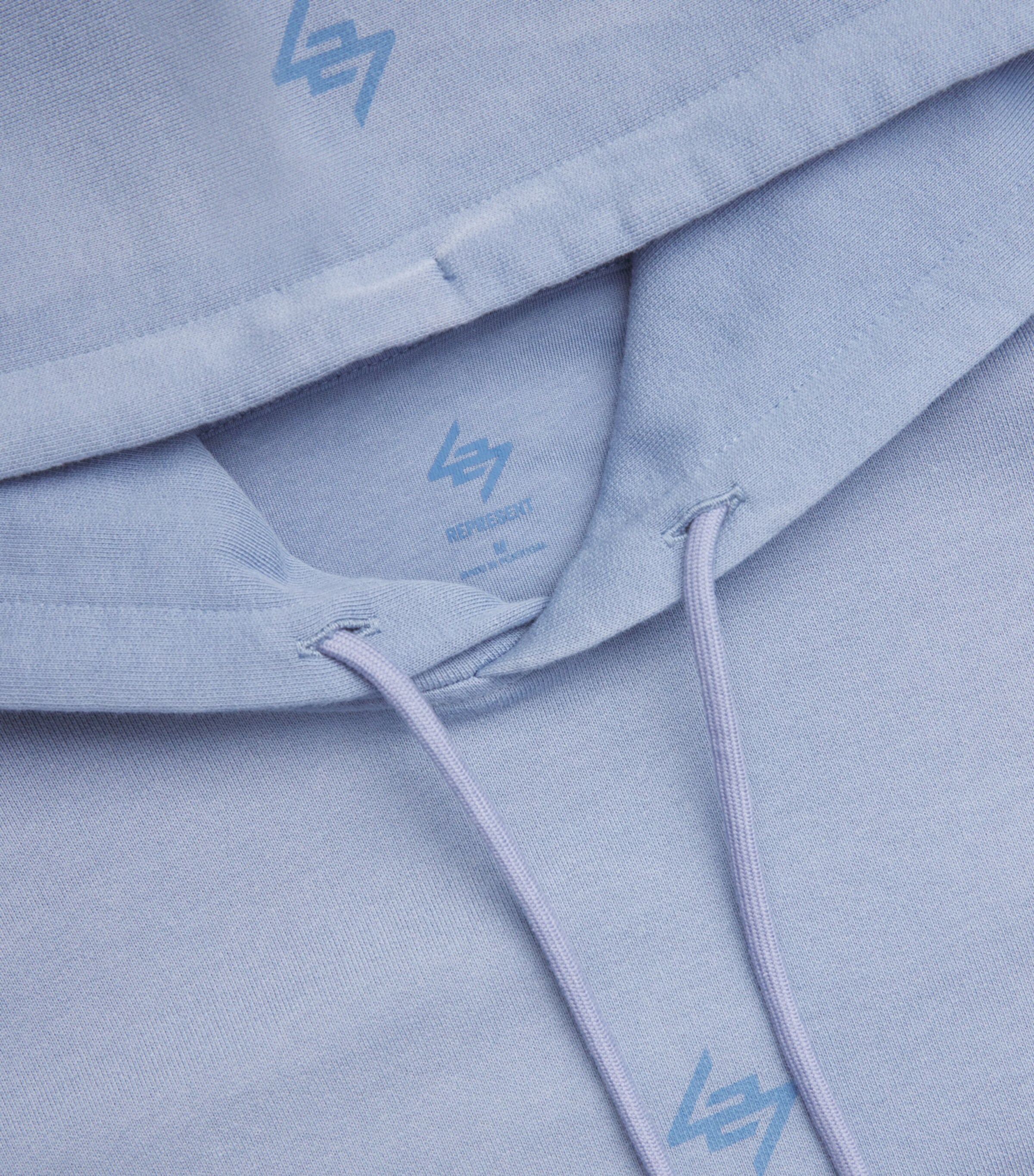 Represent 247 Blue Cotton 247 Motion Oversized Hoodie | Harrods US