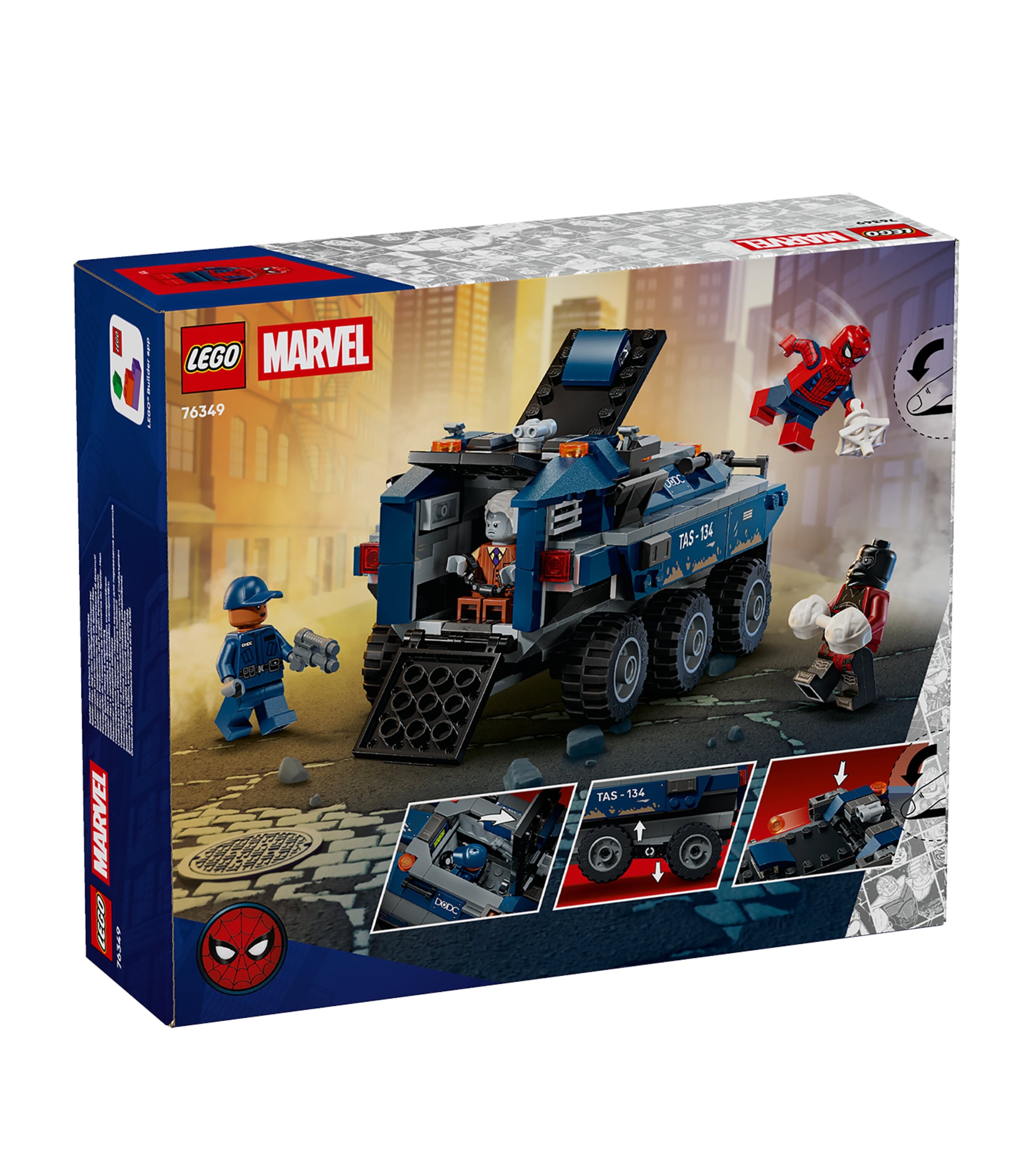 Lego Marvel Spider-Man Prison Transport Chase 76349 | Harrods DE