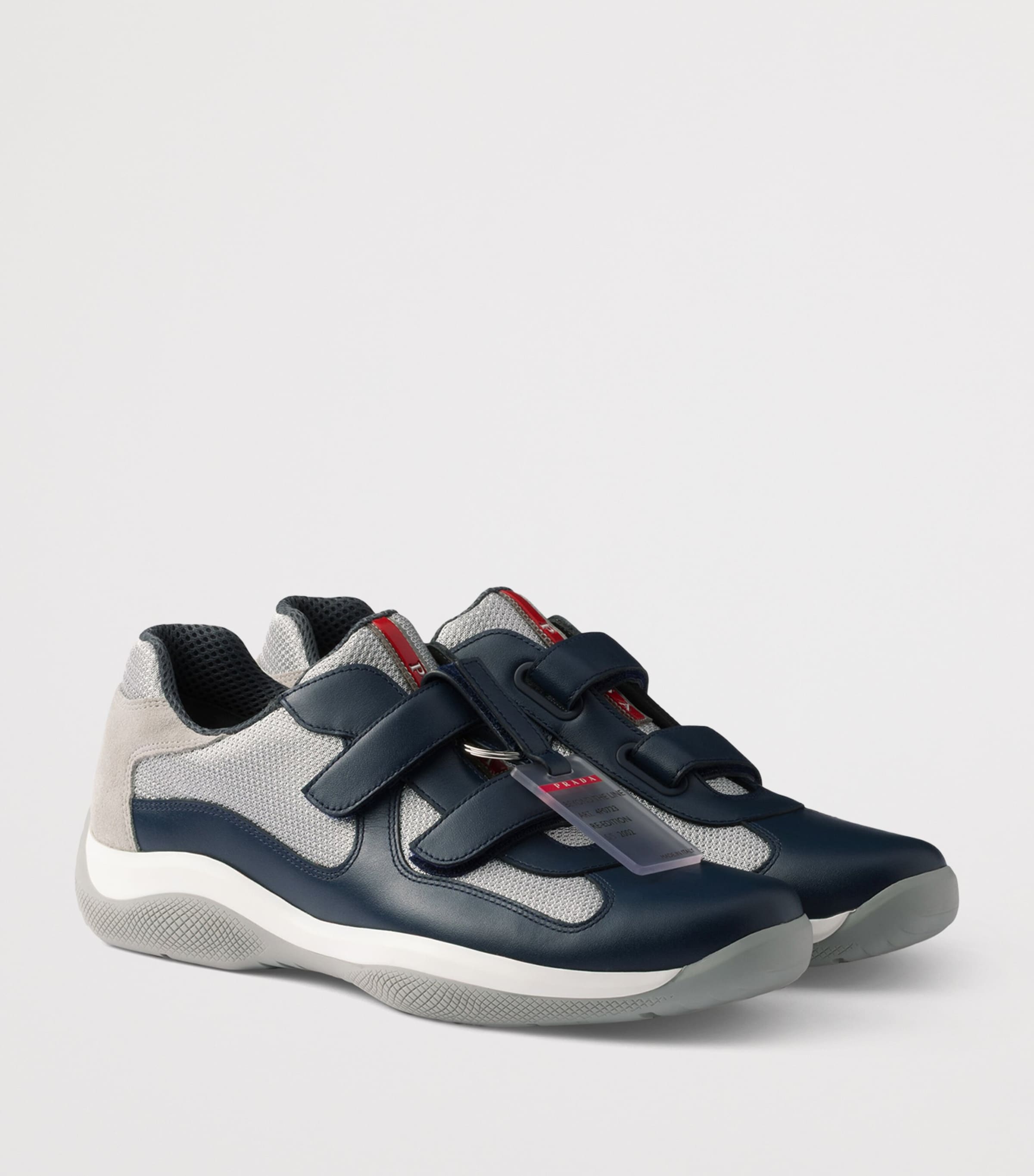 Prada Blue America’s Cup Original Sneakers | Harrods UK