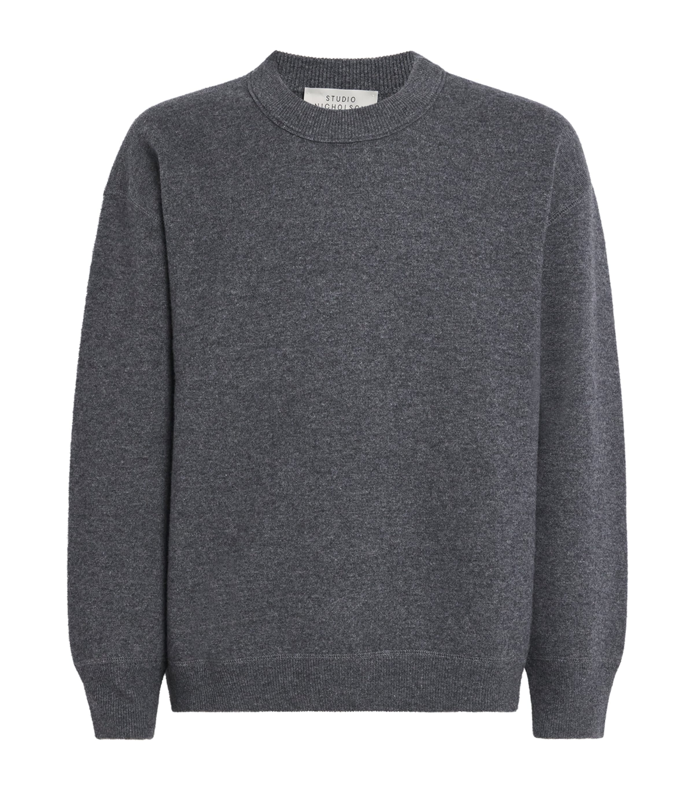 Studio Nicholson Grey Wool-Cashmere Moray Sweater | Harrods UK