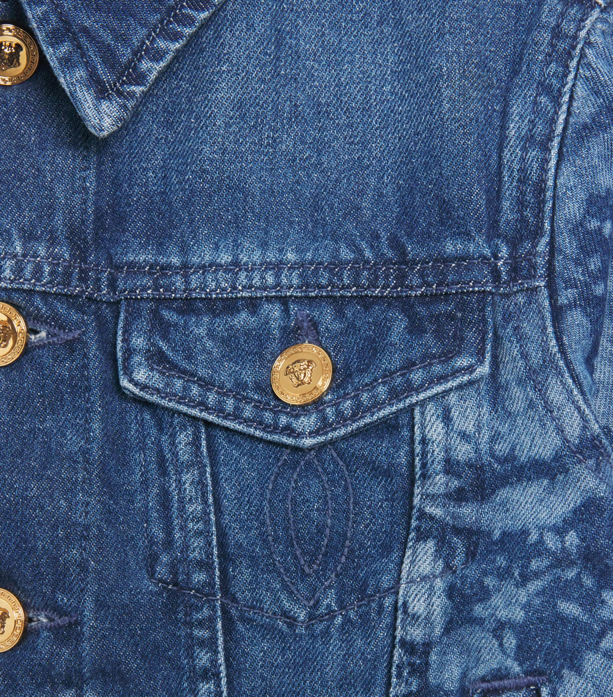 Versace Kids Blue Barocco Denim Jacket (6-14 Years) | Harrods AU
