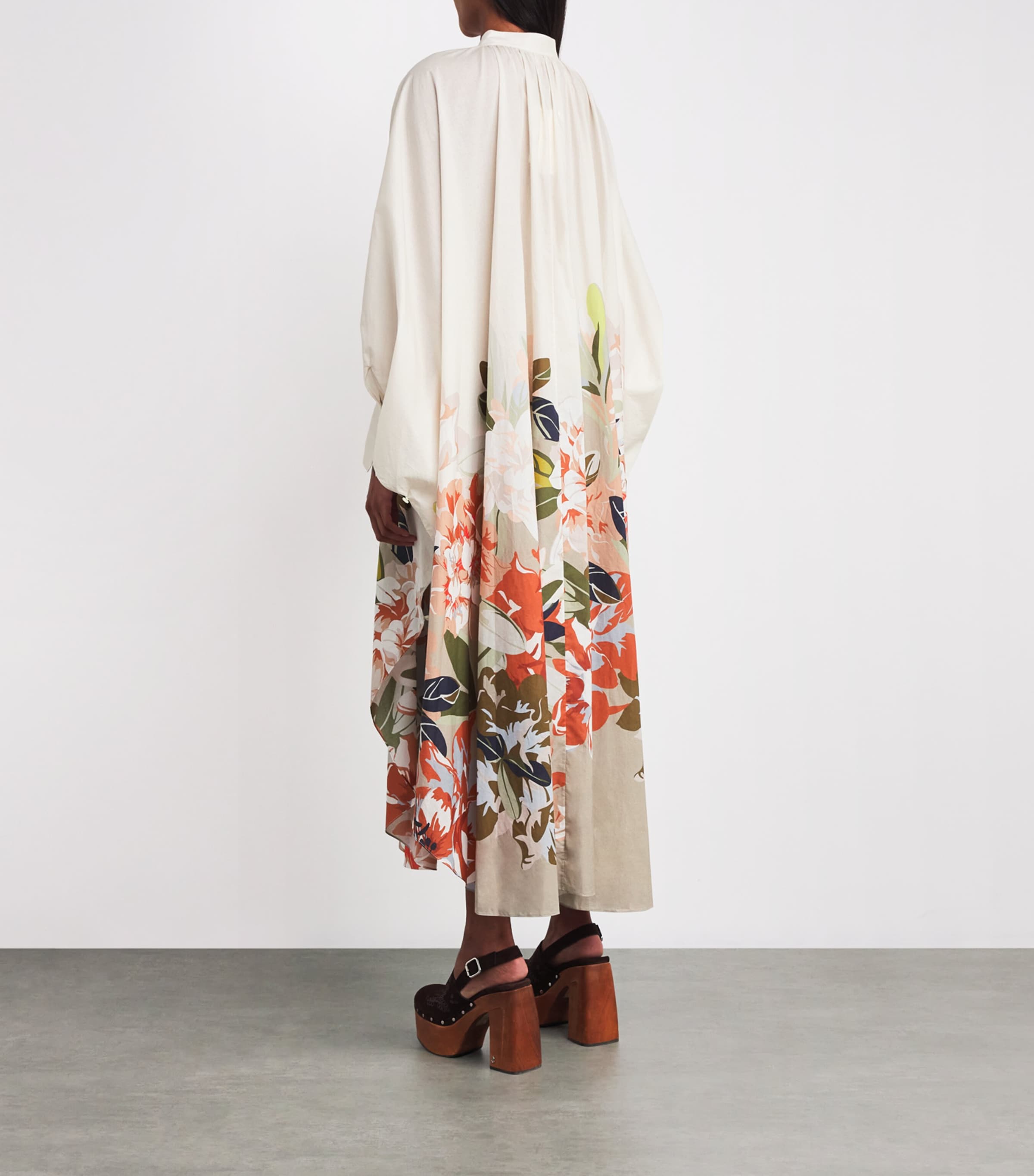 Adam Lippes Cotton Floral Rysa Maxi Dress | Harrods US