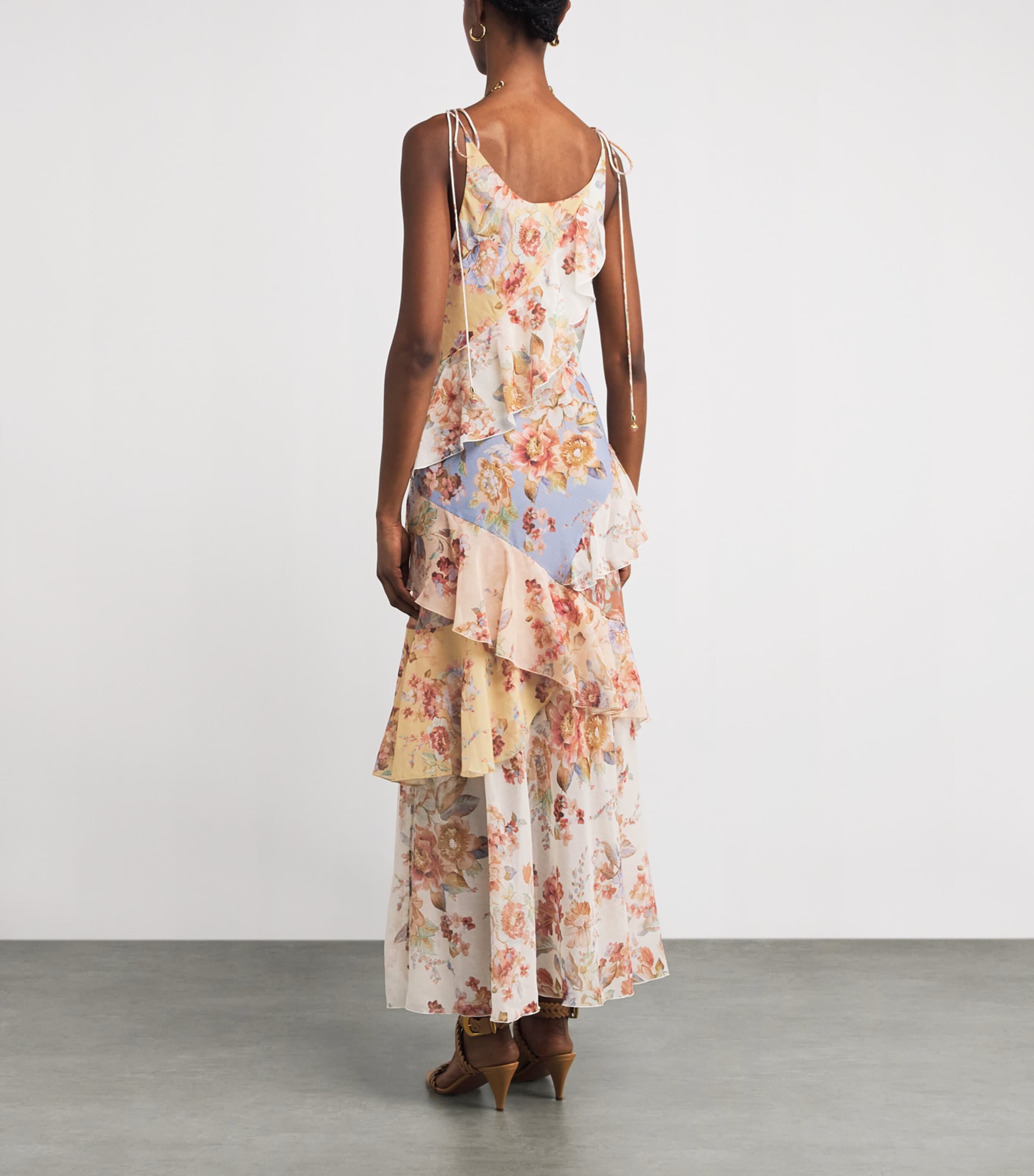 Zimmermann Multi Cotton-Silk Floral Awaken Maxi Dress | Harrods AU