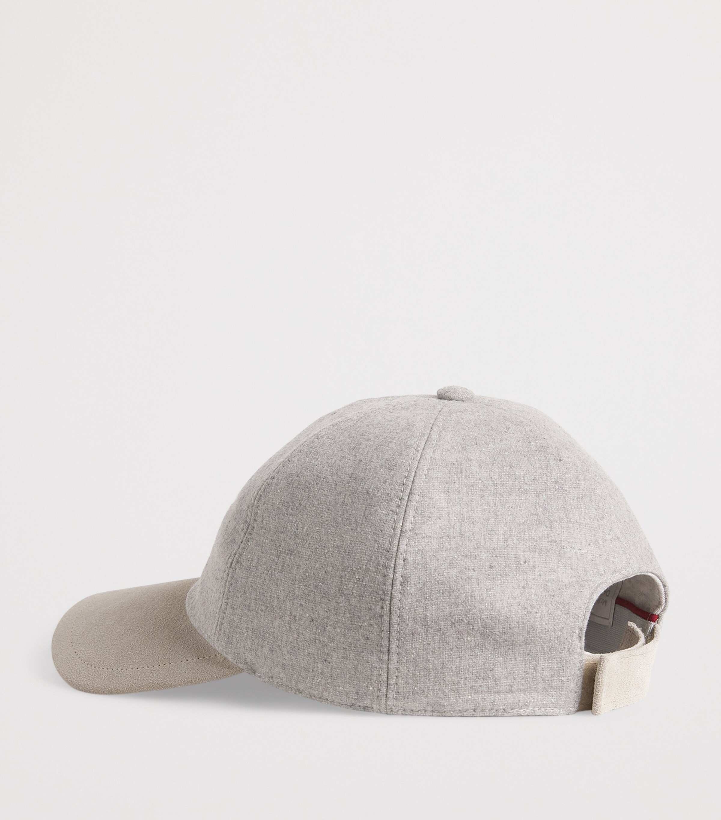 Eleventy Grey Suede-Trim Baseball Cap | Harrods JP