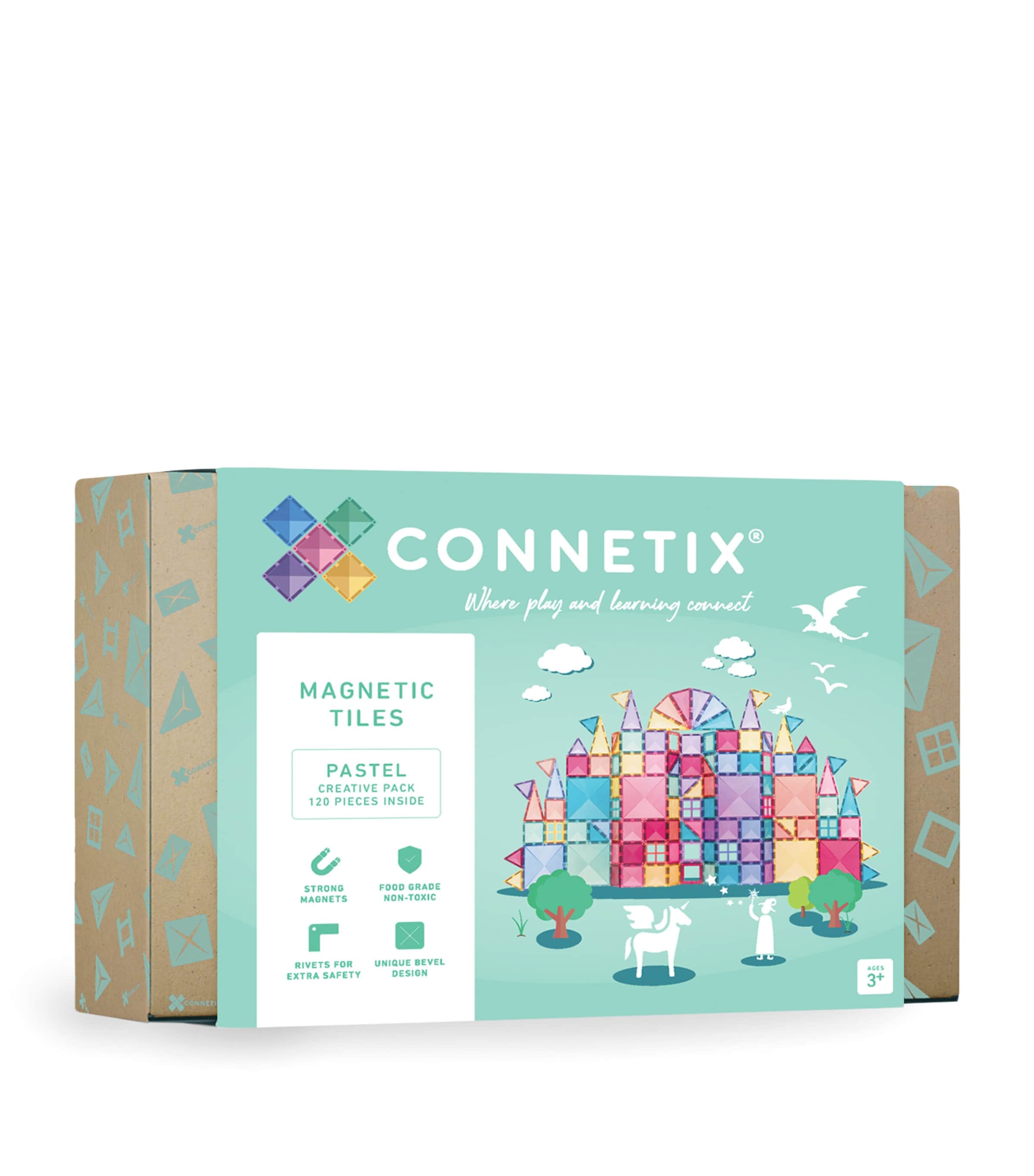 Connetix Tiles Pastel Creative Pack Play Set | Harrods UK