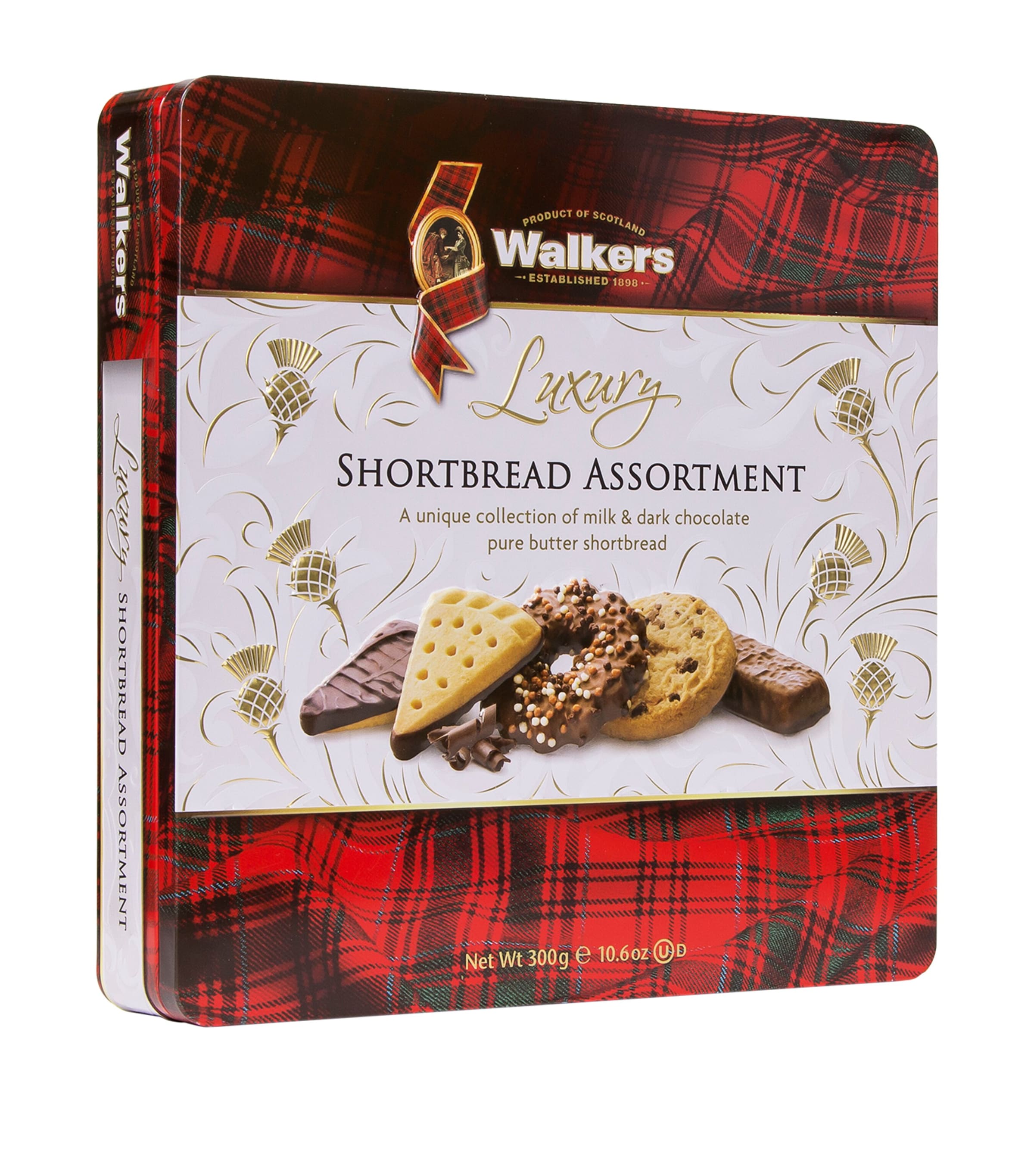 Walkers Chocolate Shortbread Assortment Tin (300g) | Harrods US