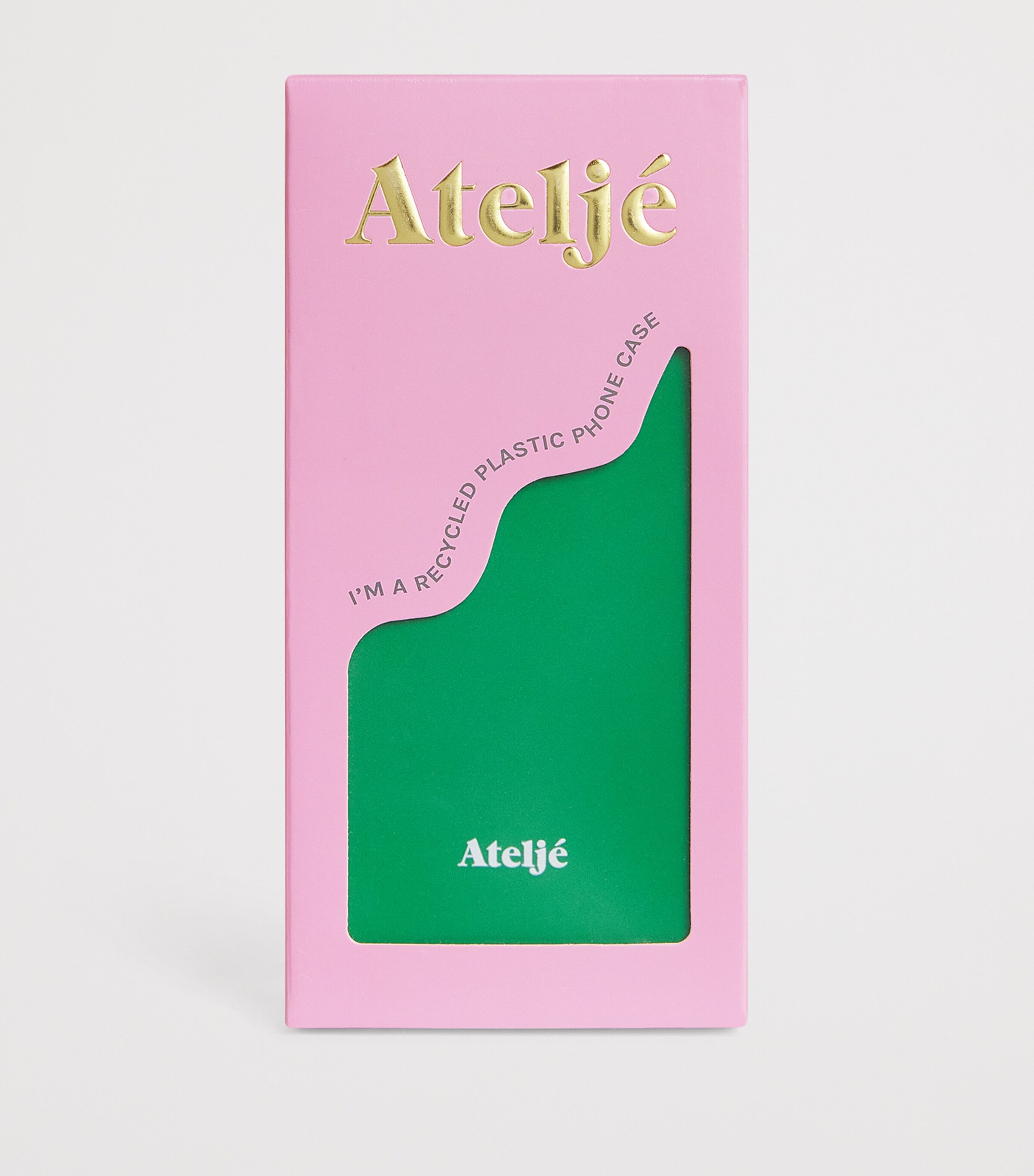 ATELJE Green Recycled Palm Breeze iPhone 15 Pro Case | Harrods AU