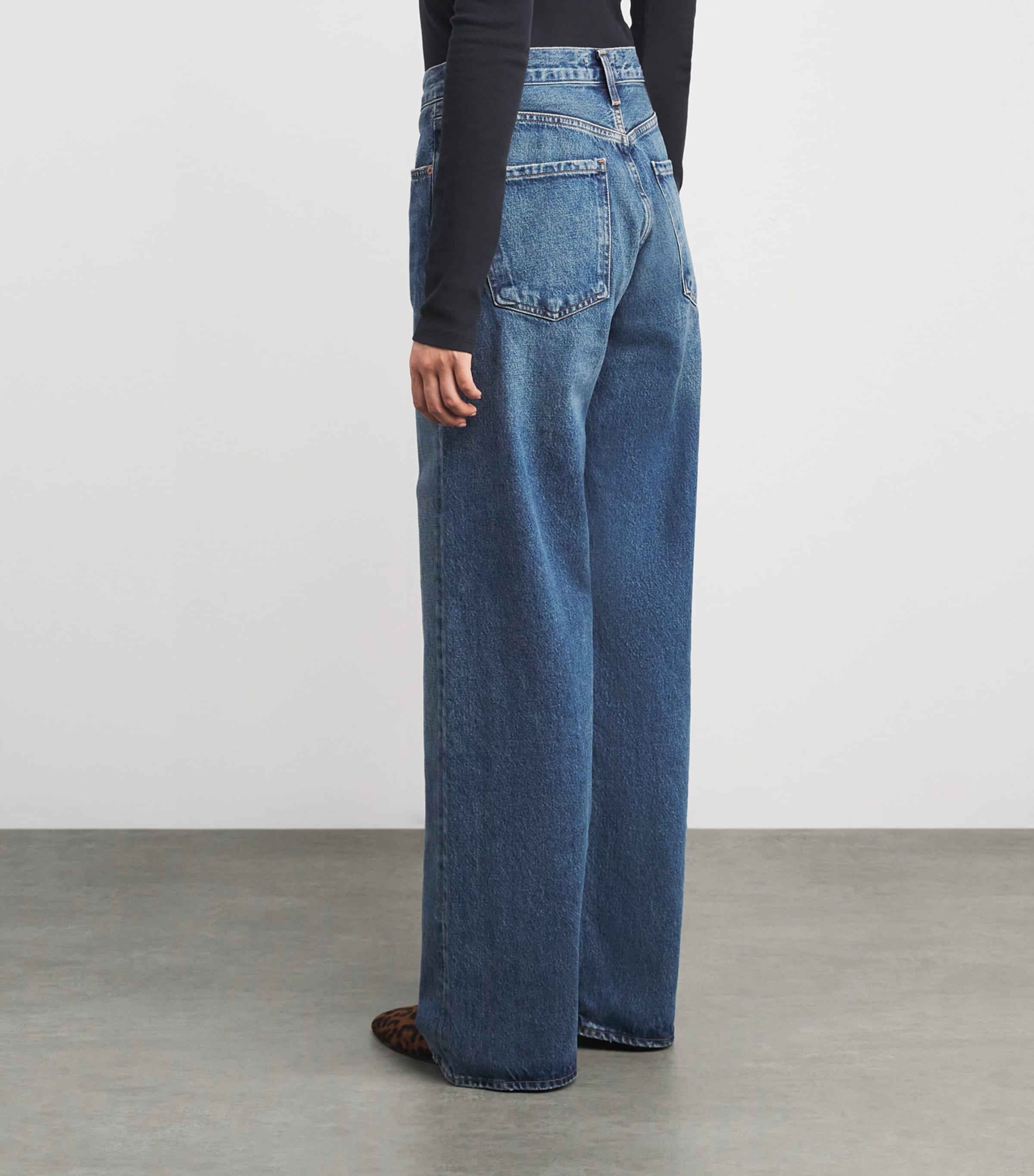 AGOLDE Blue Ren Wide-Leg Jeans | Harrods CN