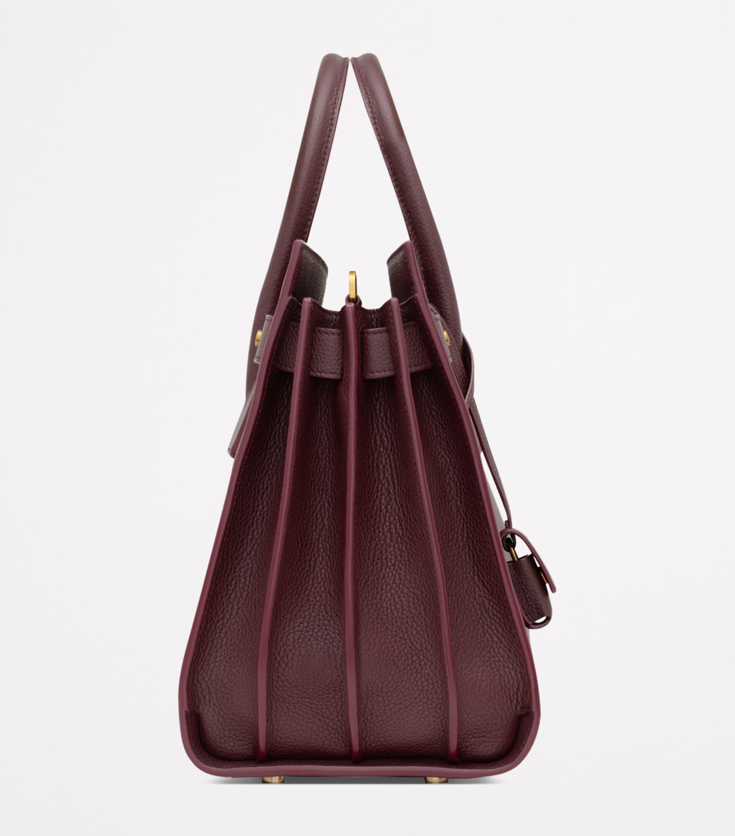 Saint Laurent Burgundy Small Sac de Jour Tote Bag | Harrods UK