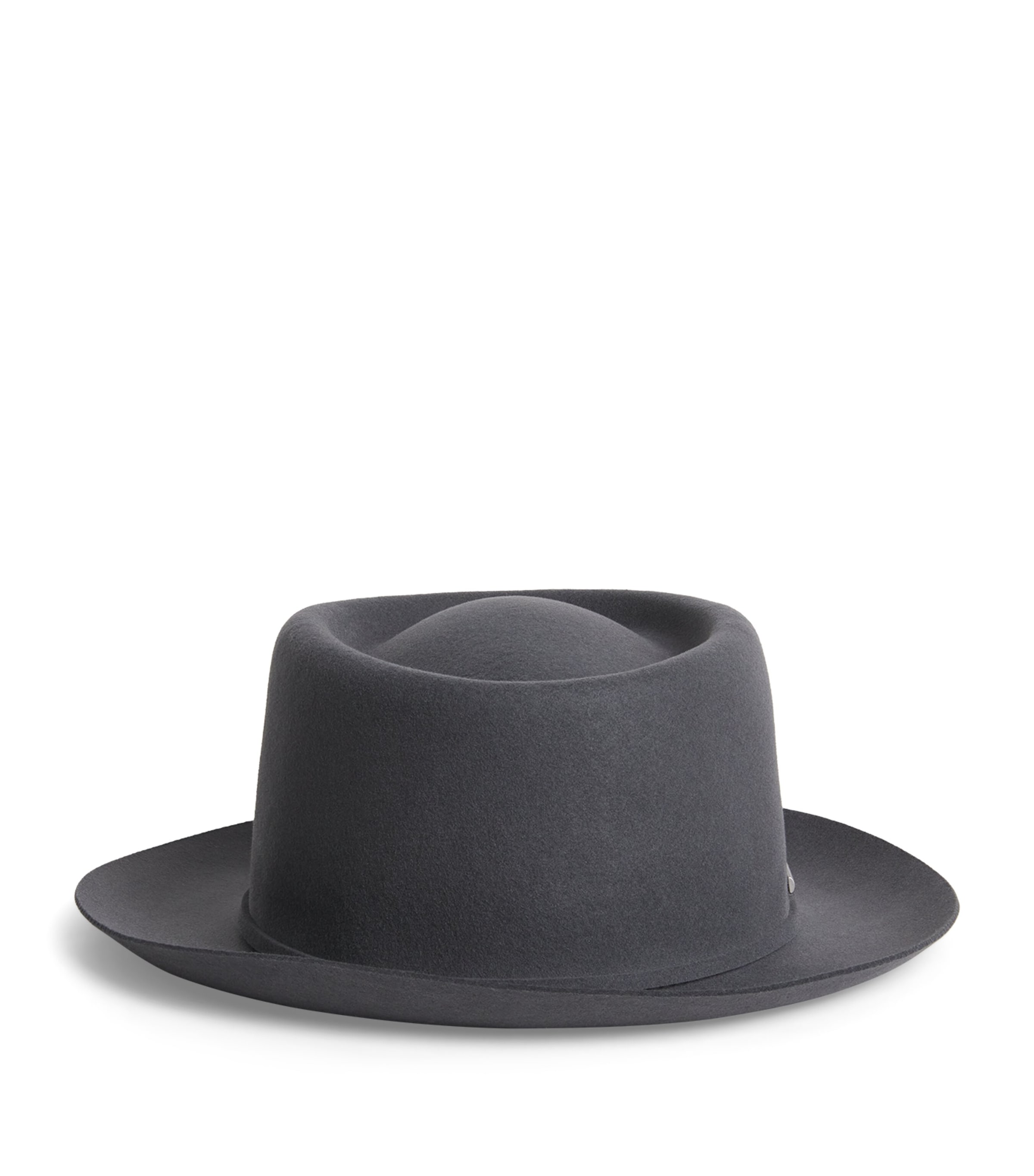 Stetson Silver Wool Felt Pork Pie Hat | Harrods US