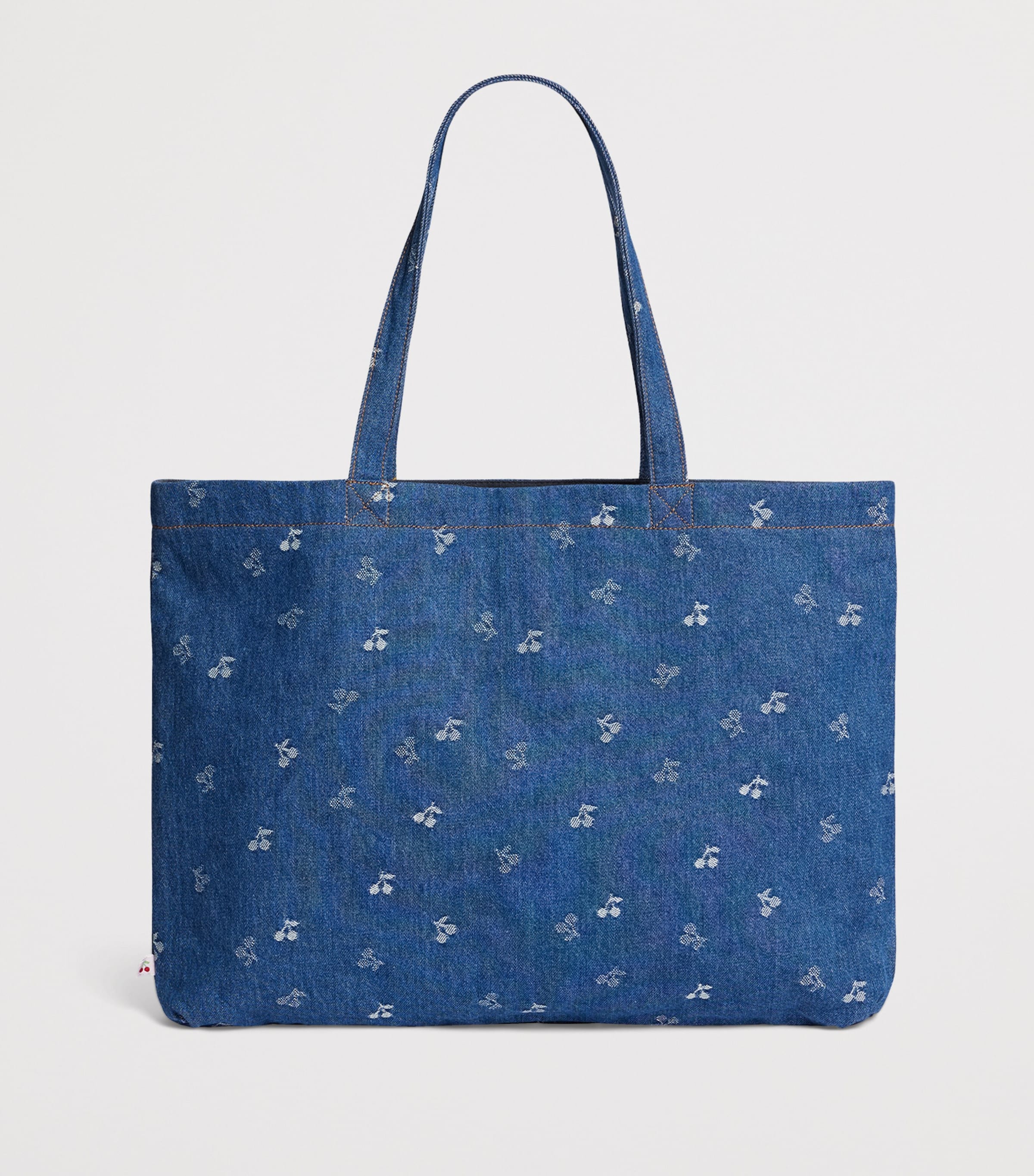 Bonpoint Blue Denim Cherry Tote Bag | Harrods US
