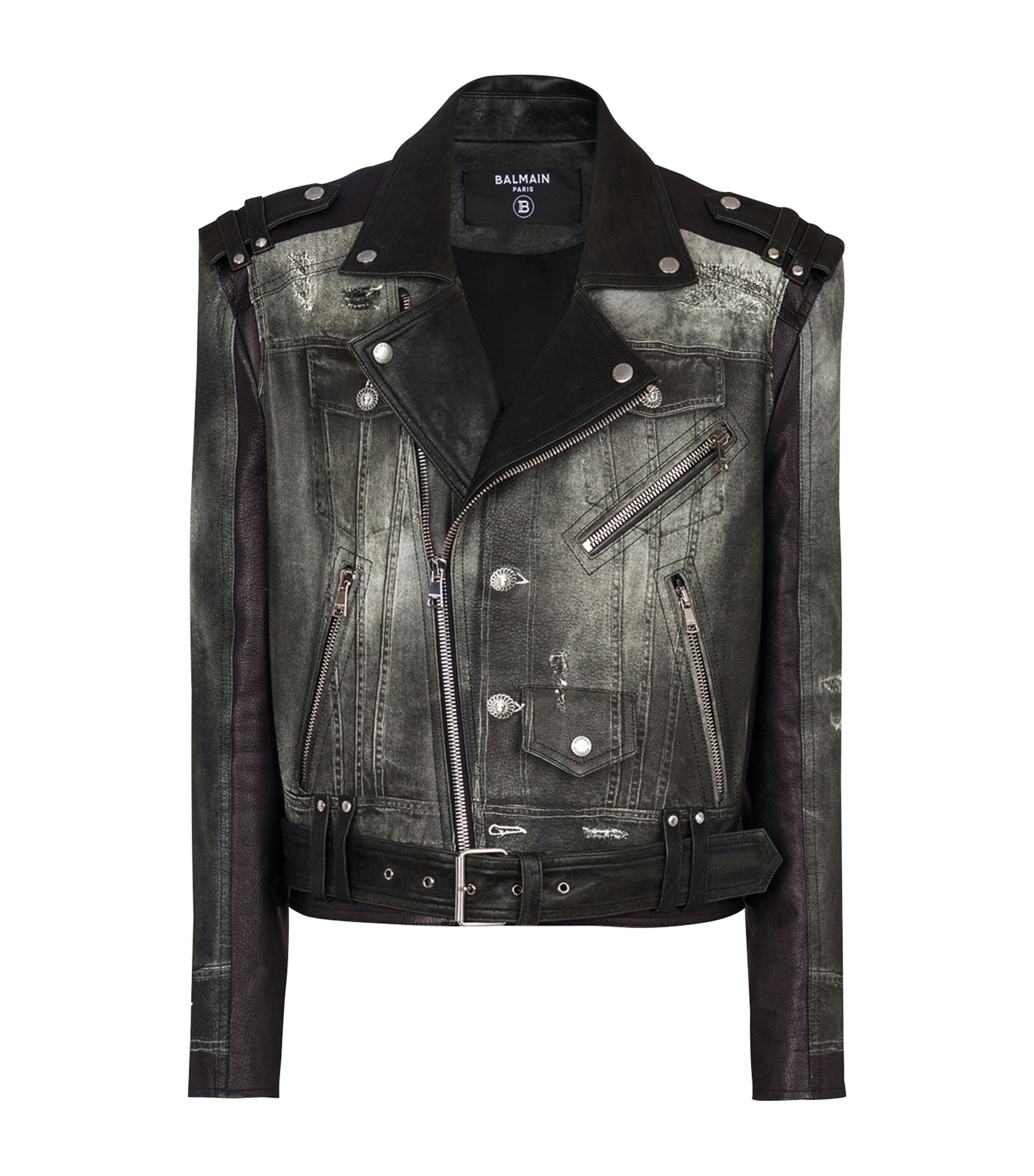 Mens Designer Leather Jackets | Harrods US