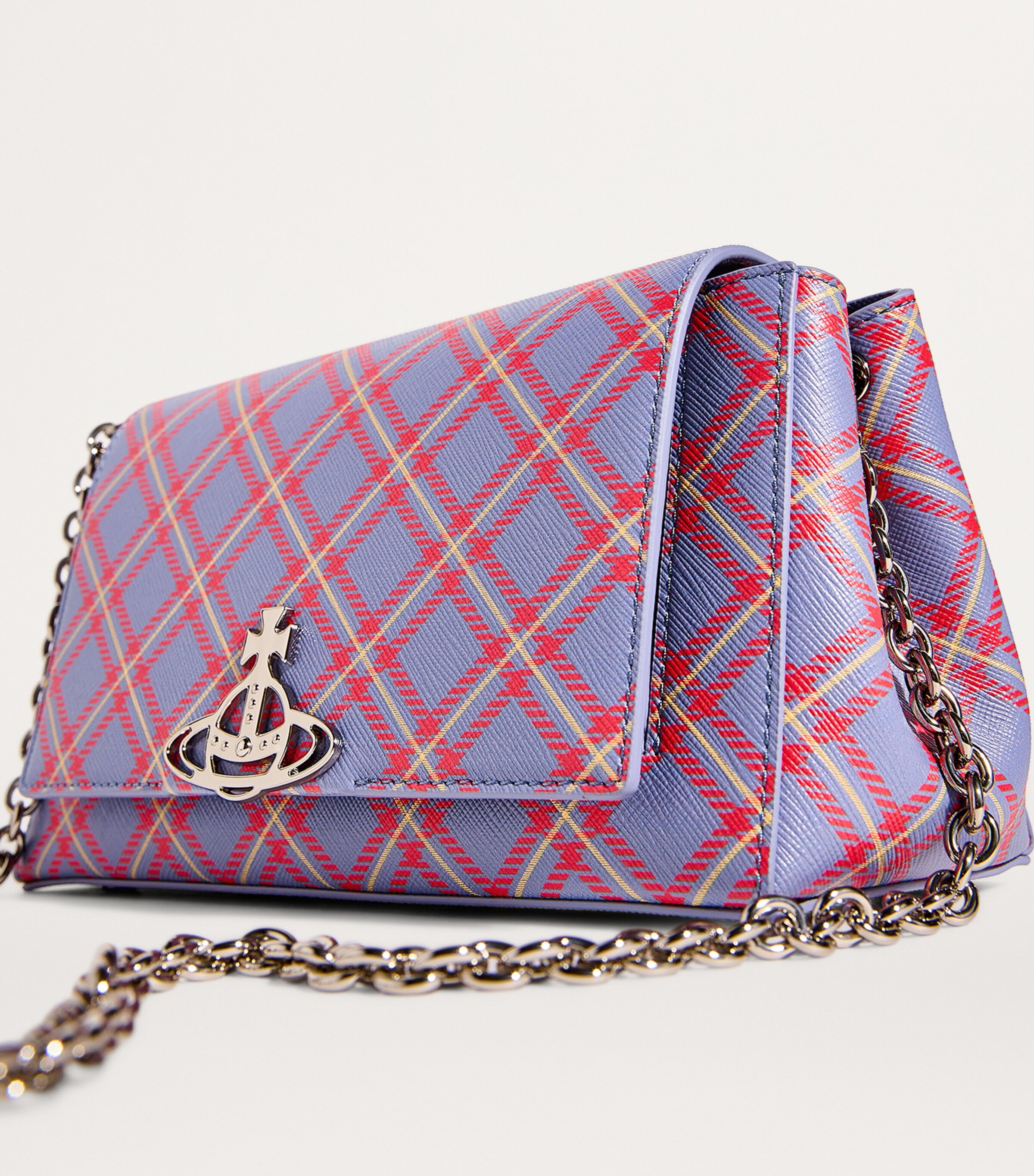 Vivienne Westwood Tartan Print Hazel Top-Handle Bag | Harrods UK