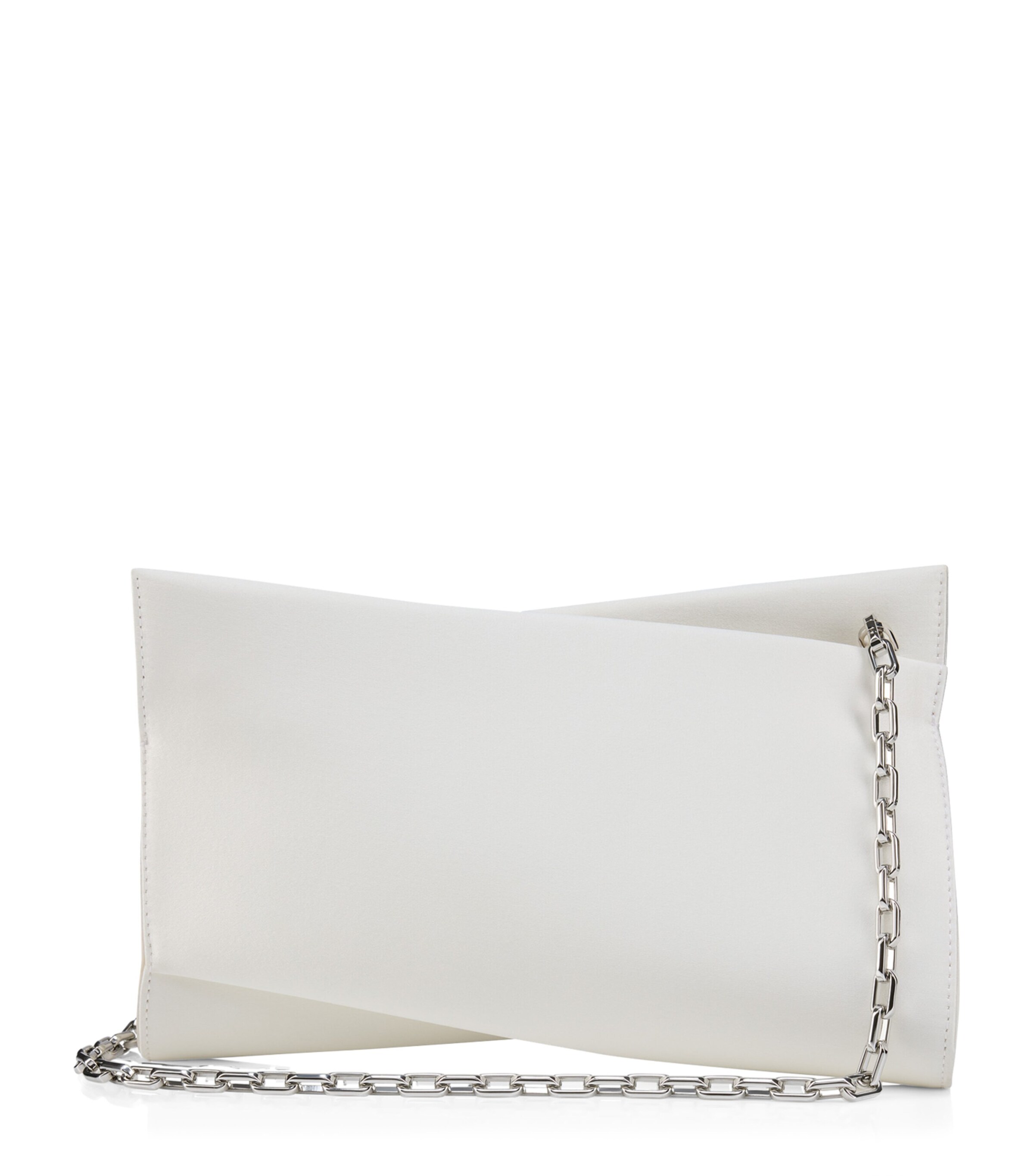 Christian Louboutin Loubitwist Satin Crepe Clutch Bag | Harrods US